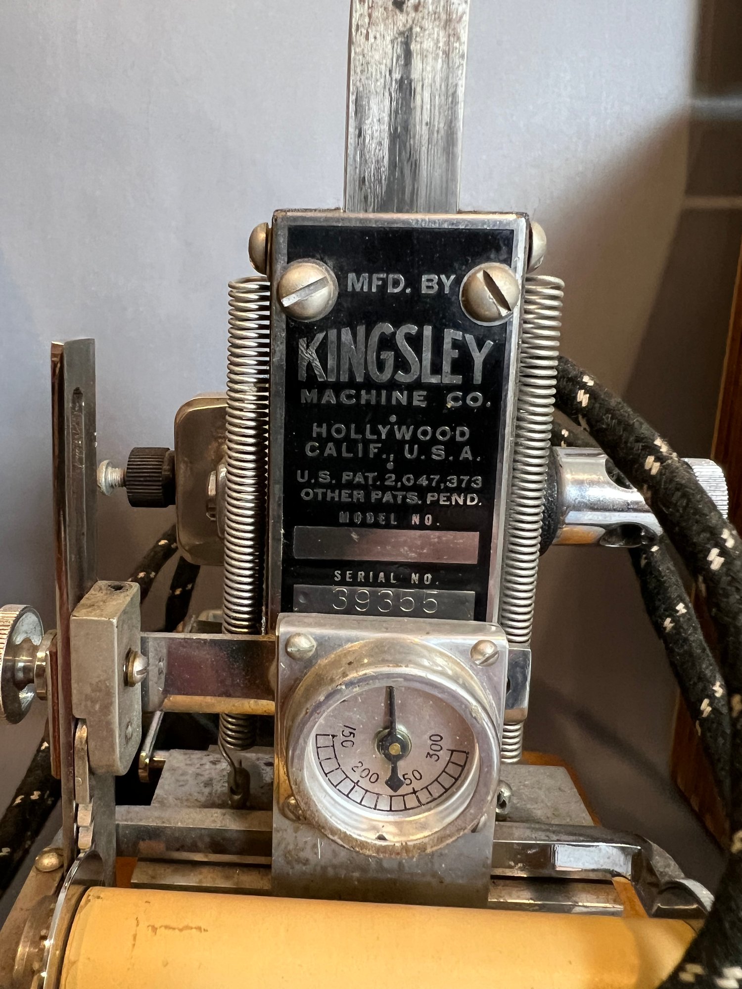 Kingsley Hot Foil Stamp Machine & Large Lot Of Lettering #59526 ...