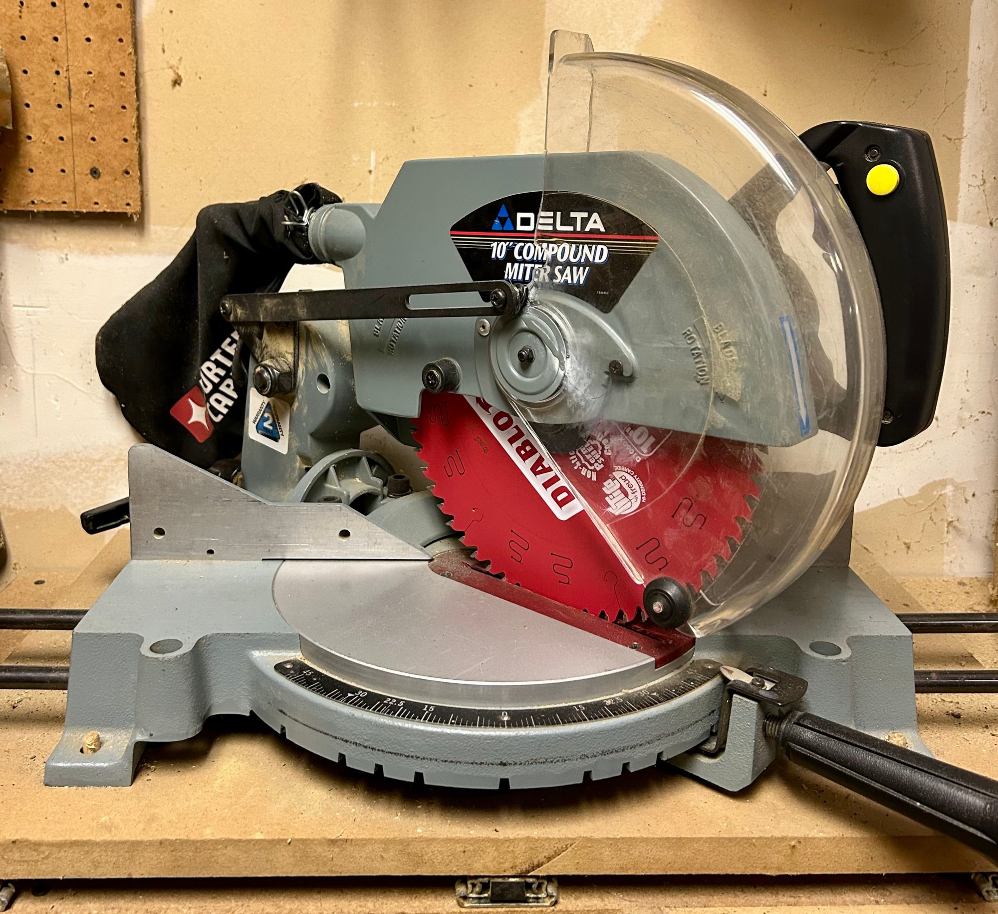 10 Inch Delta Compound Miter Saw - Model 36-220 Type III #59436 ...