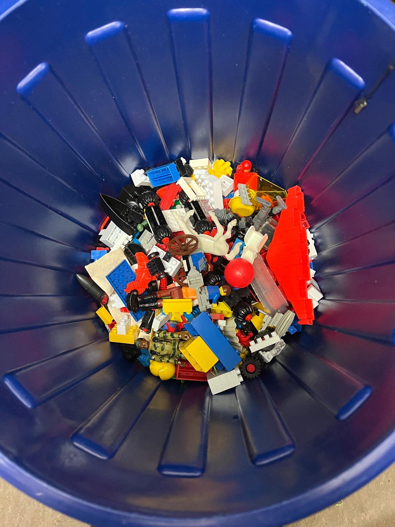 One Third Bucket Full Of Toys Mostly Lego #73180 | Auctionninja.com