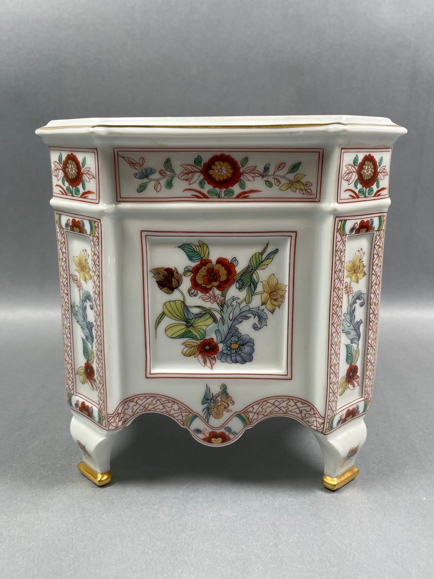 Haviland Limoges Asian Inspired Porcelain Planter #47595 | Auctionninja.com