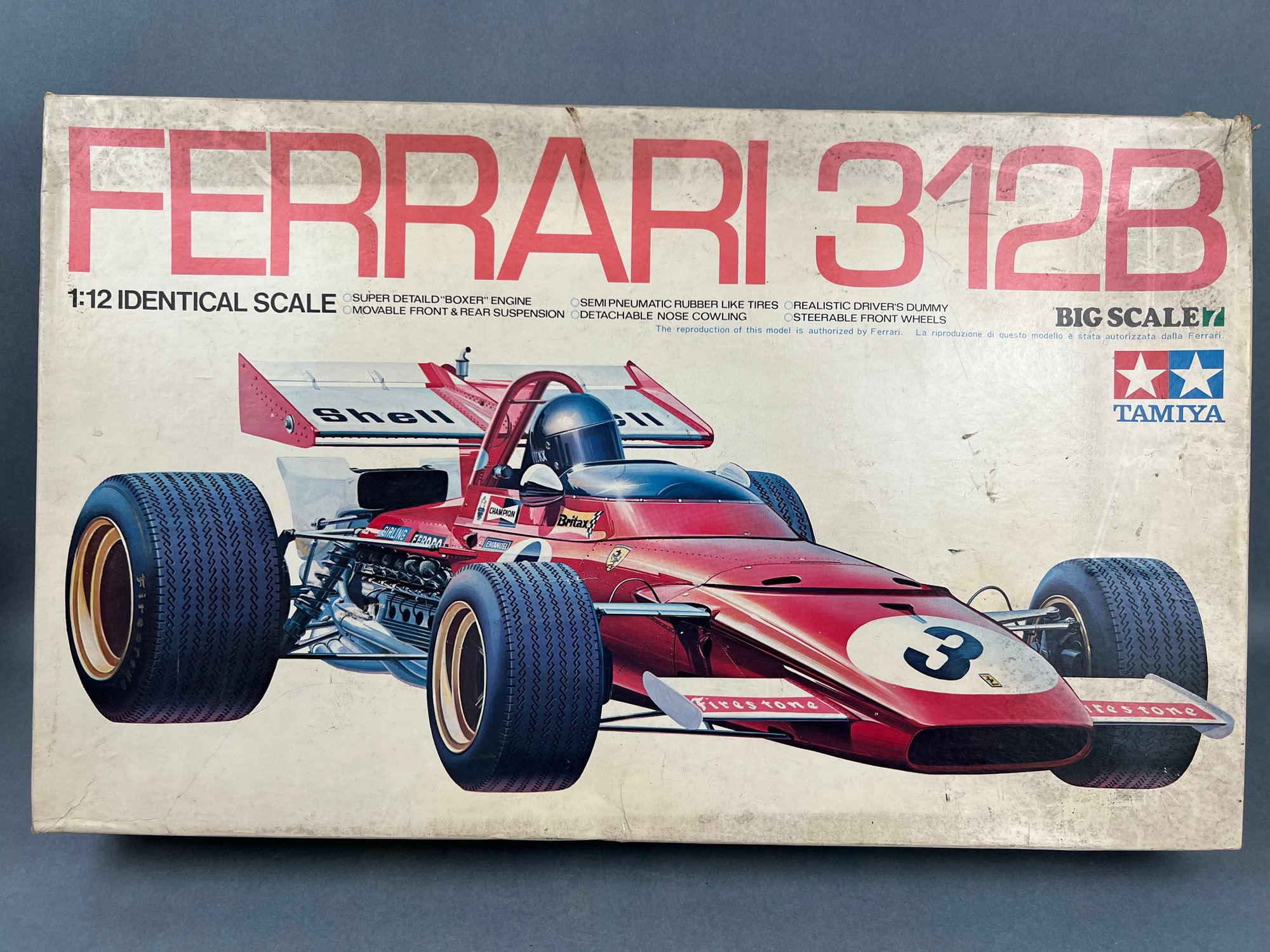 Vintage Model Car By Tamiya Ferrari 312 B. #52160 | Auctionninja.com