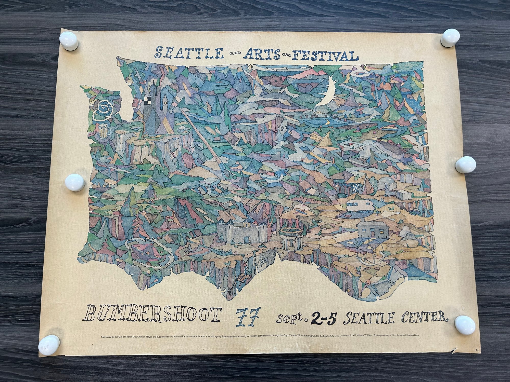 Bumbershoot 1977 Seattle Poster #47454 | Auctionninja.com