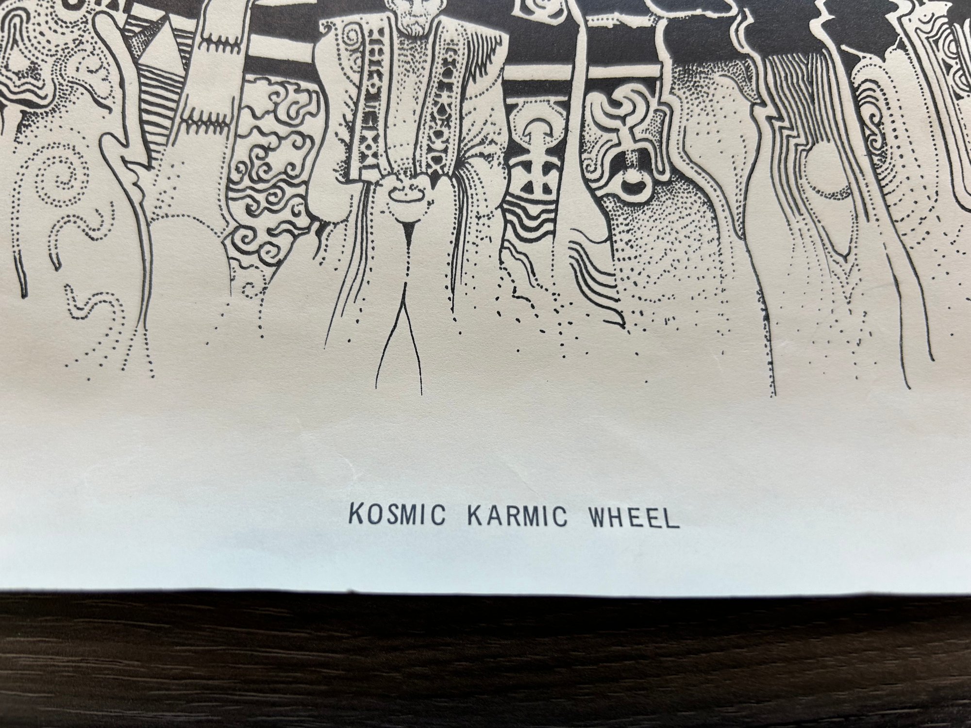 Jack Wise 1967 Kosmic Karmic Wheel Poster #47460 | Auctionninja.com