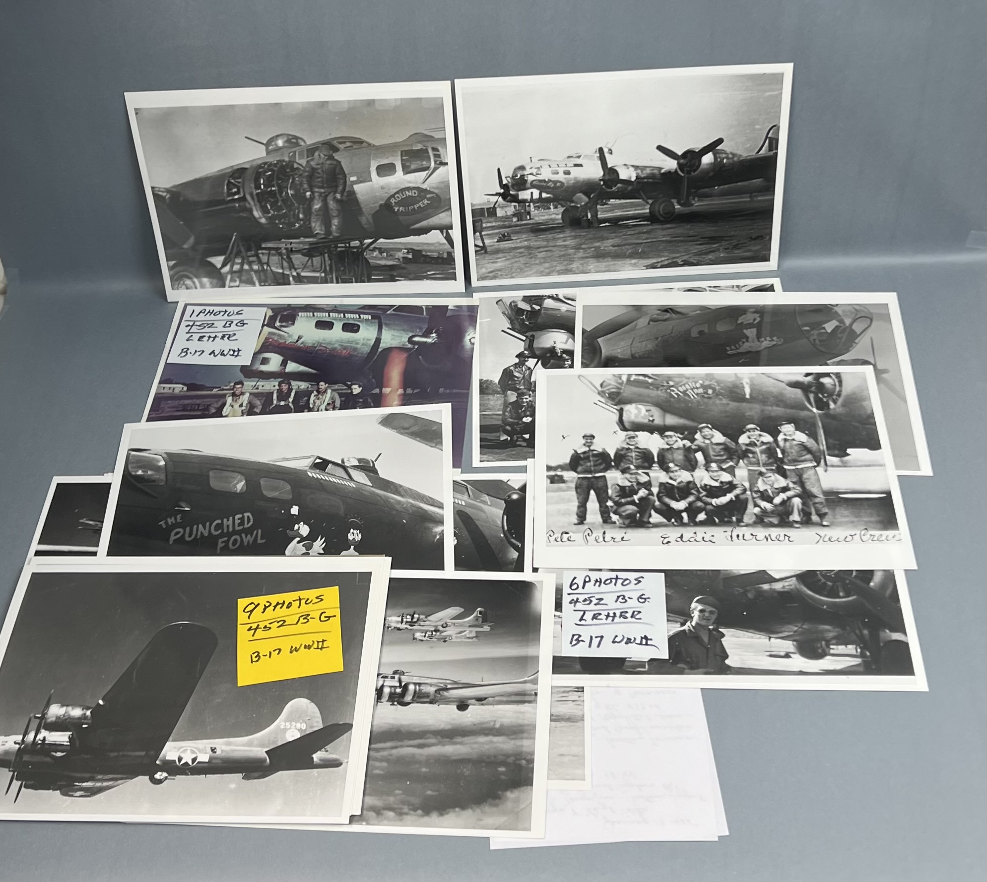 Lot Of WWII Photos Letters And Ephemera From The 452nd Bomb Group ...