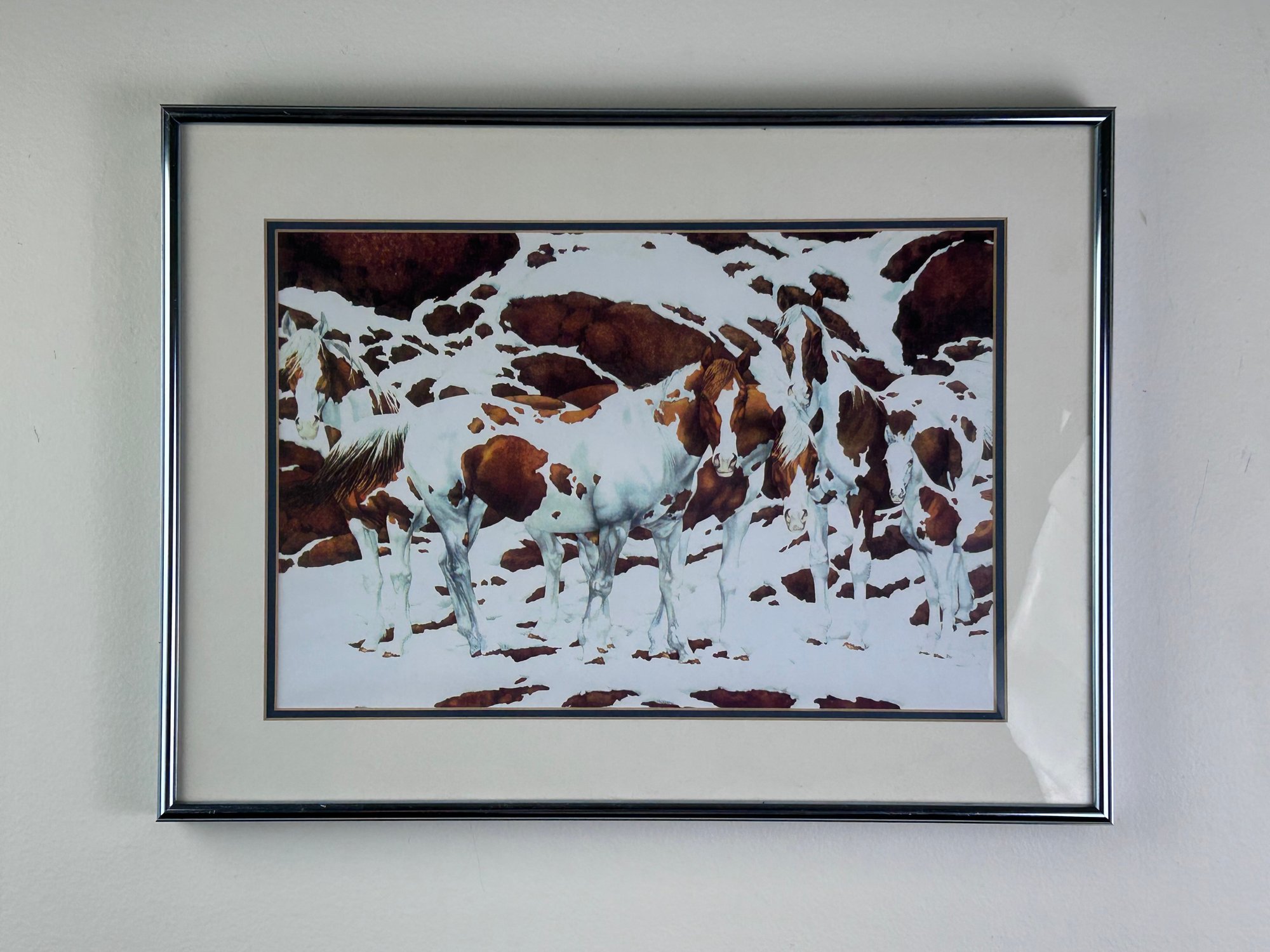 "pintos" Larger Print Of Bev Dolittle's #77873 | Auctionninja.com