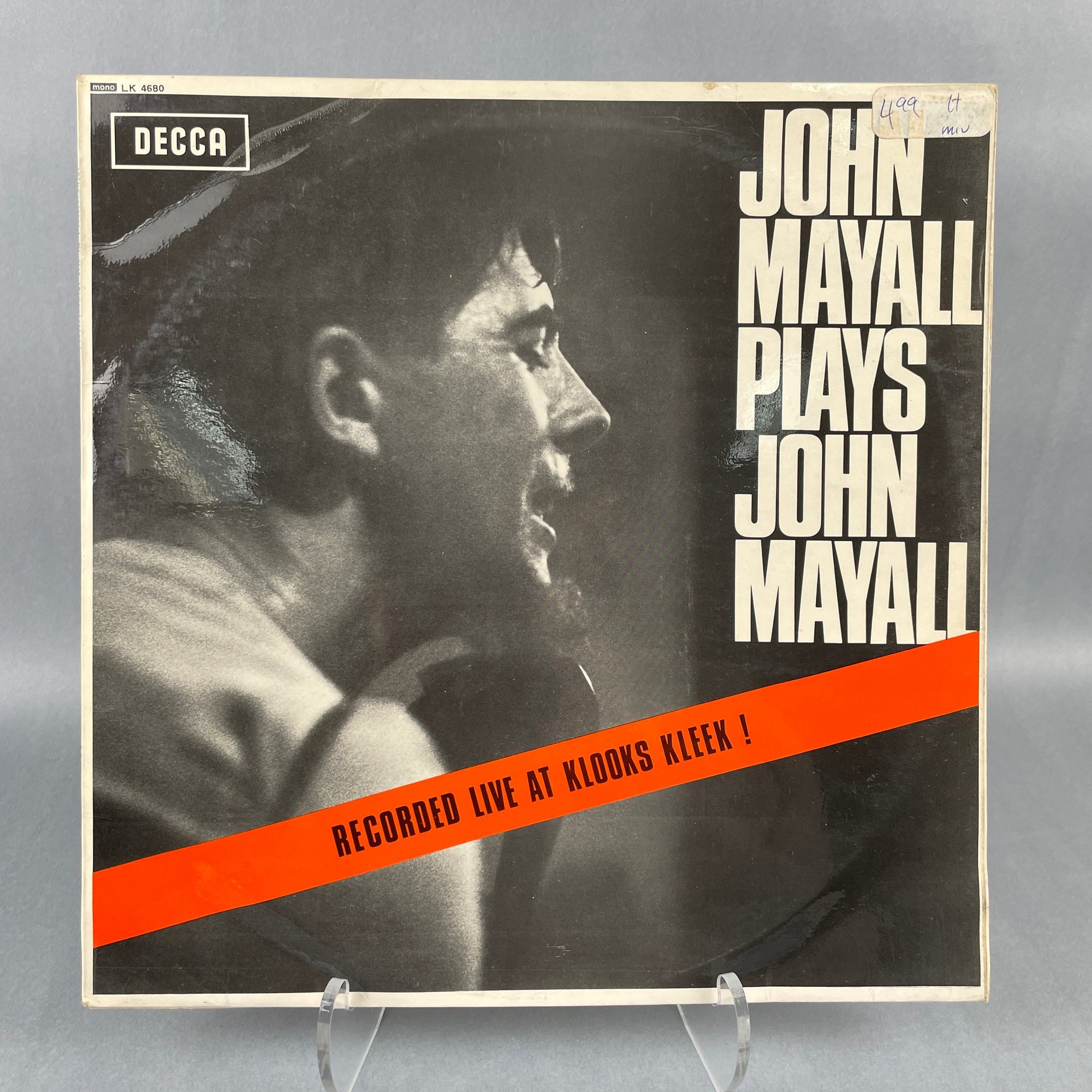 John Mayhall Plays John Mayall Vinyl Record #86593 | Auctionninja.com