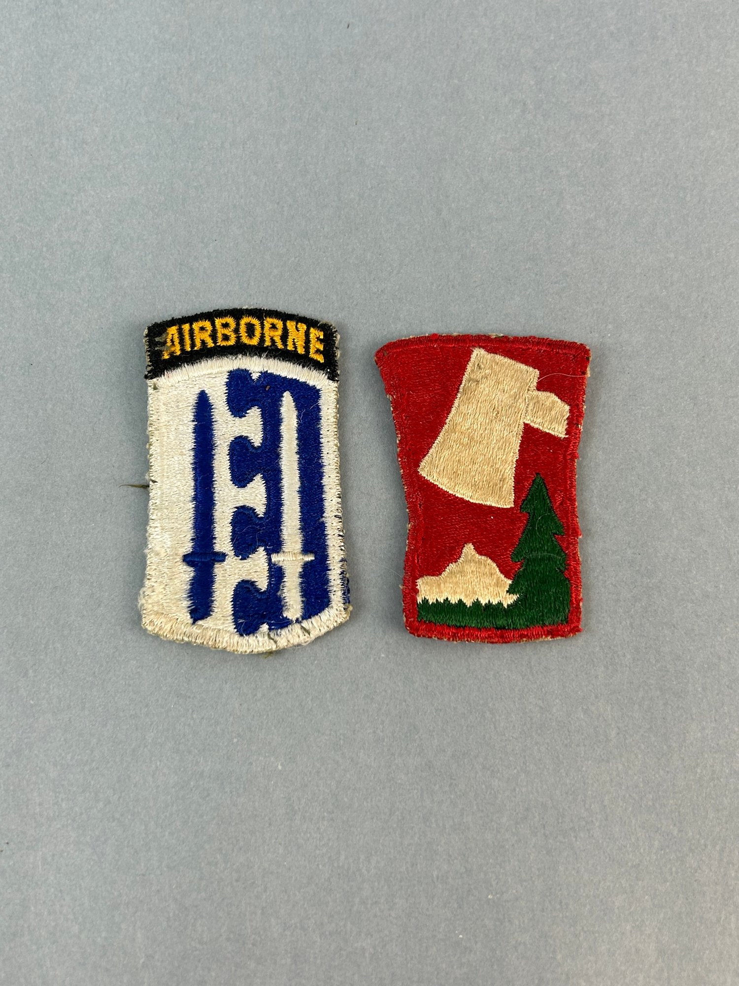 Vintage Military Patches Airborne And 70th Infantry #61142 ...