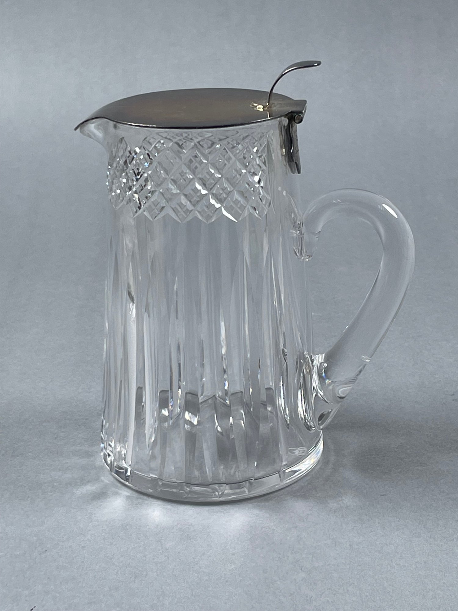 Hawkes Sterling Silver And Cut Crystal Syrup Decanter #53178 ...