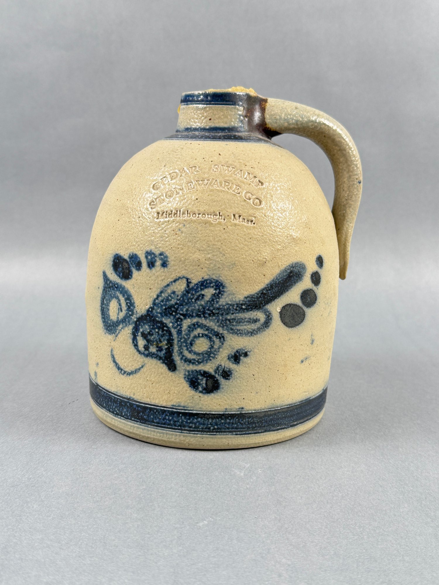 Cedar Swamp Stoneware Co Stoneware Jug #77234 | Auctionninja.com