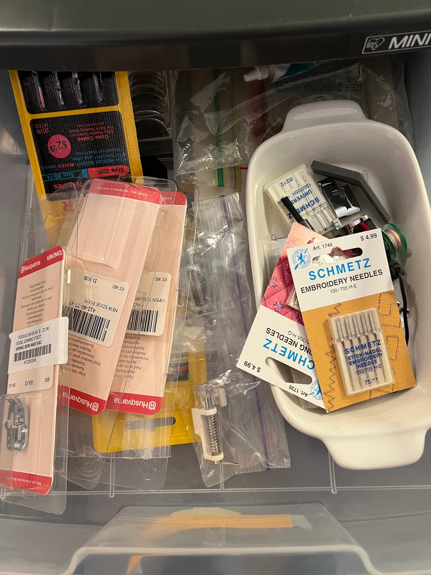 Iris Mini Chest On Wheels Filled With Quilting And Sewing Supplies No 1 ...