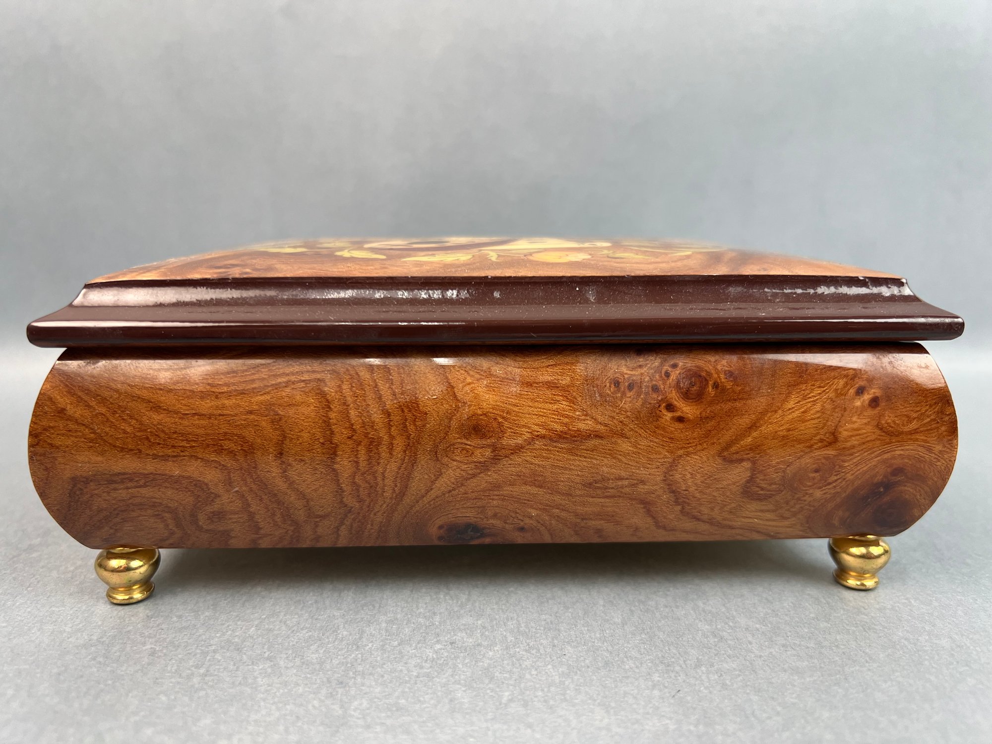 Notturno Intarsio Italian Exquisite Inlaid Wood Jewelry Music Box ...