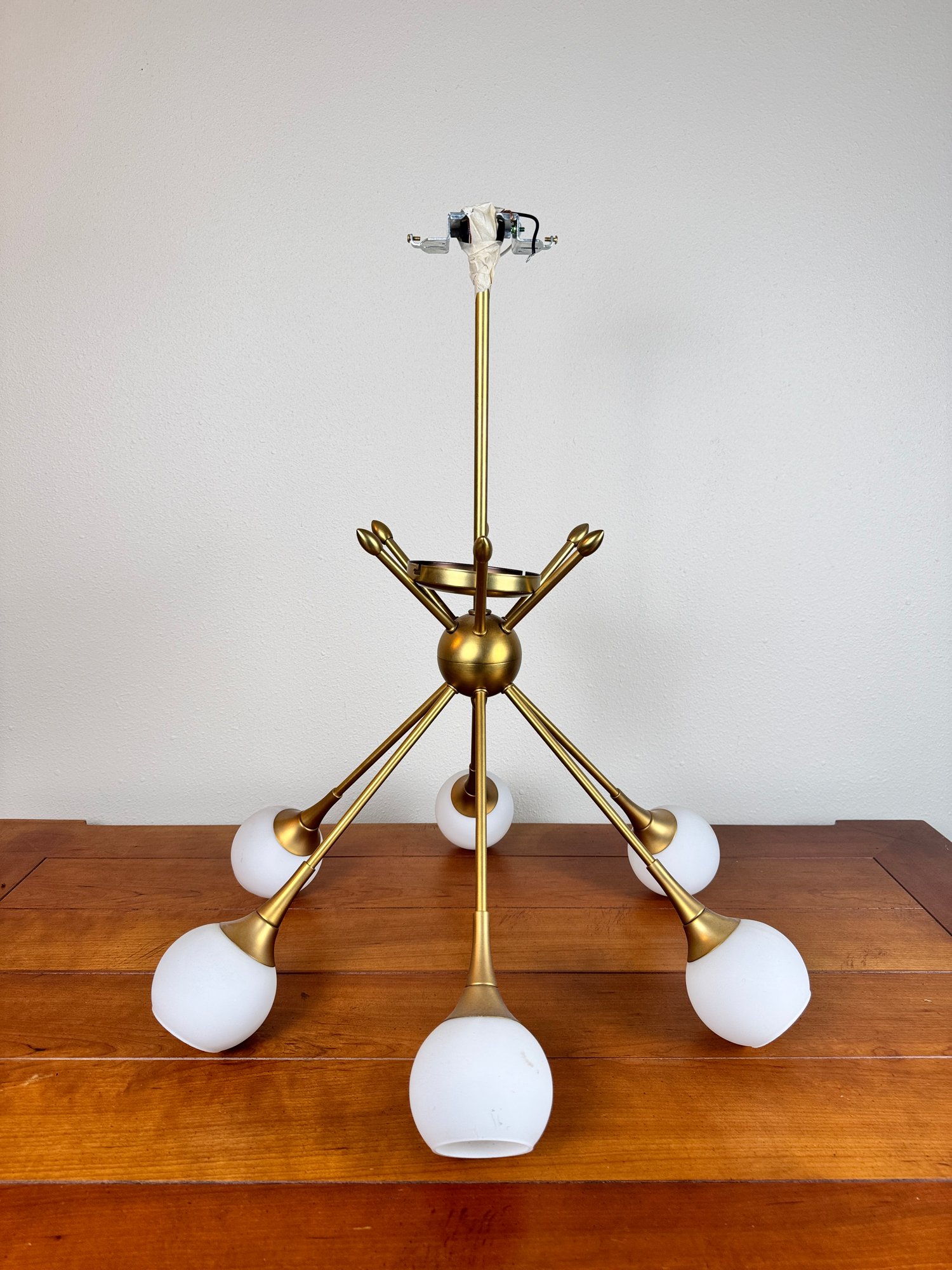 Reproduction Atomic Sputnik Ceiling Light Fixture #61564 | Auctionninja.com