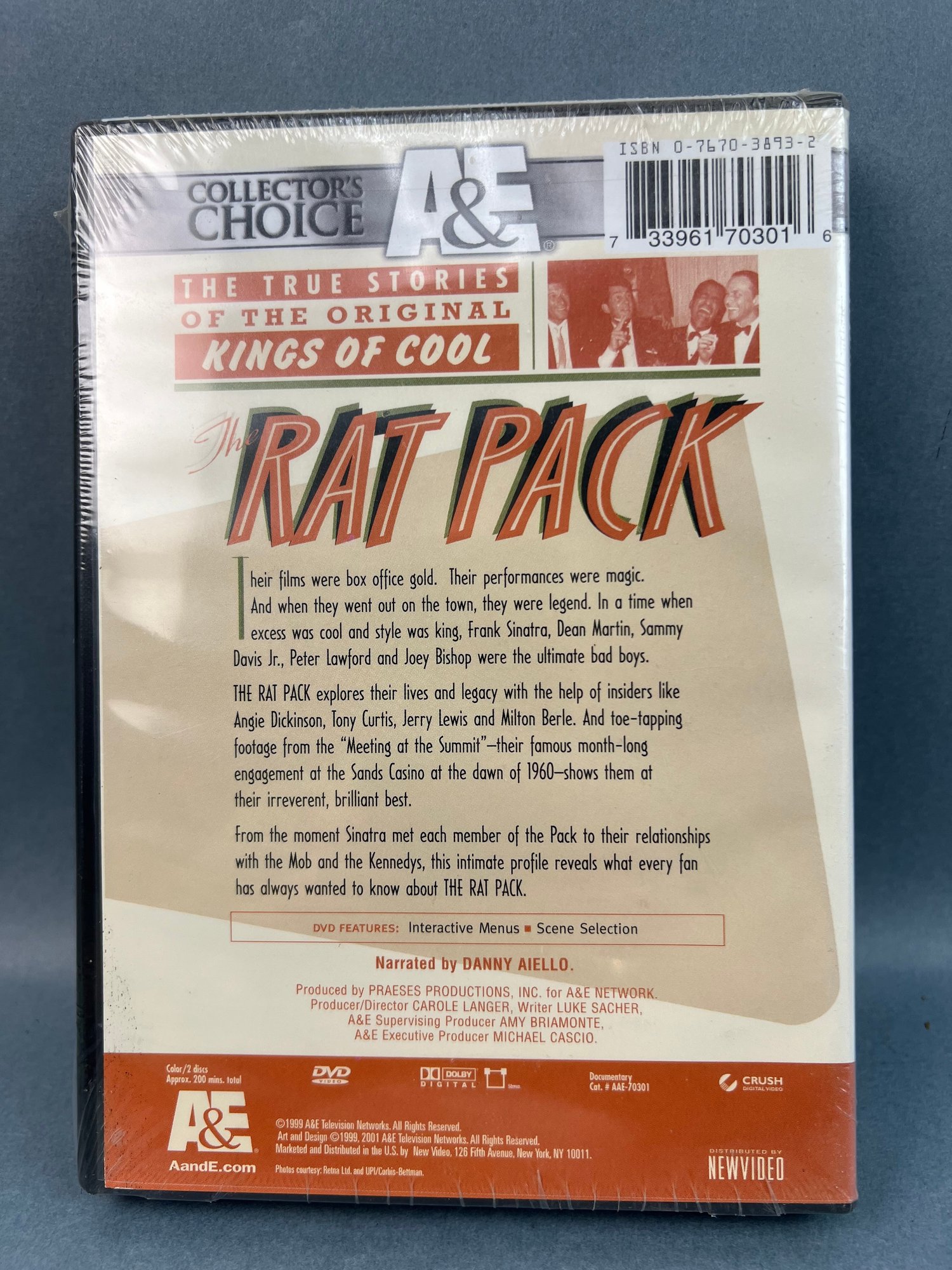 A & E Channel The Rat Pack DVD Set #75819 | Auctionninja.com