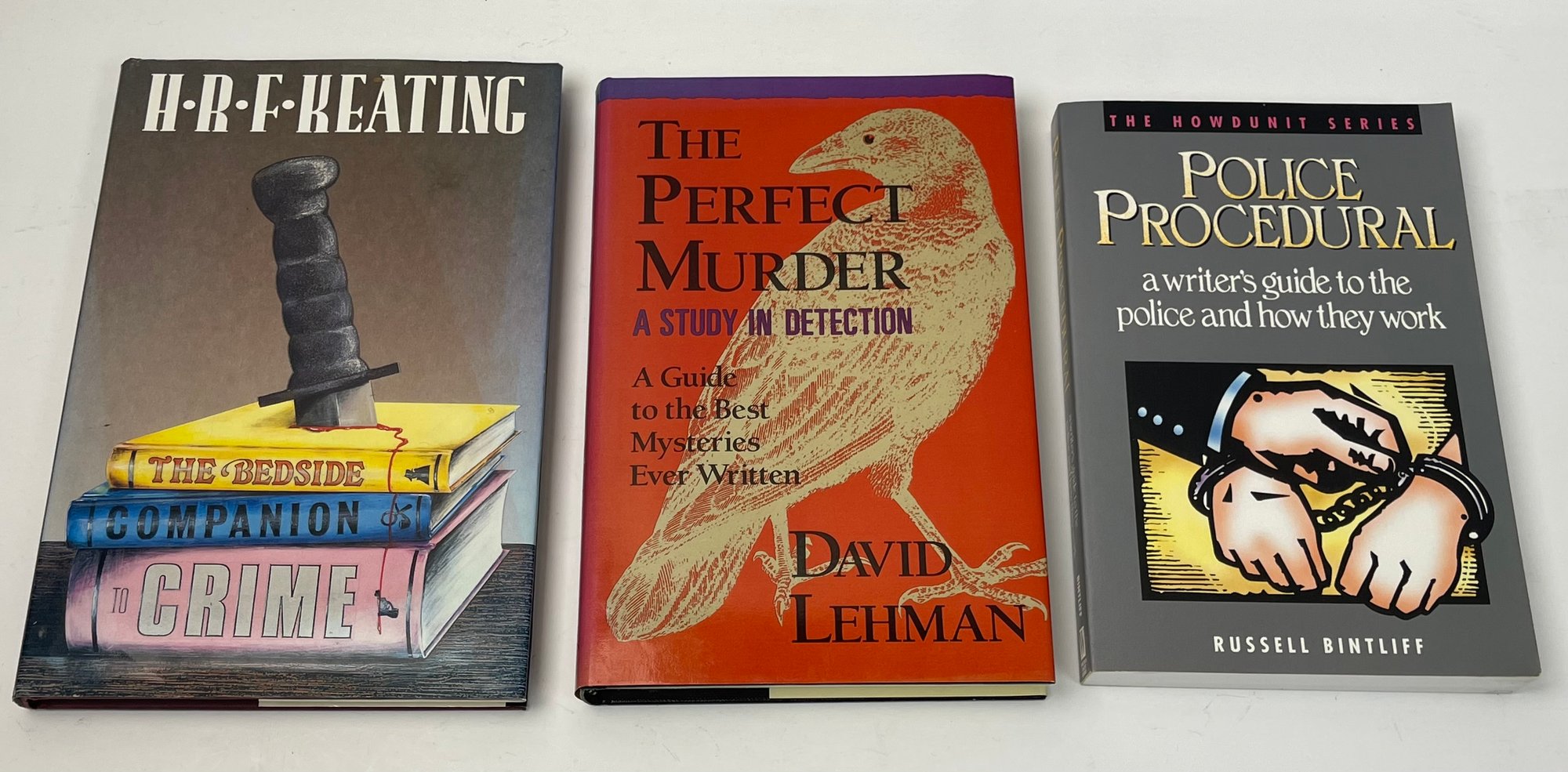 3 BOOKS Perfect Murder, Police Procedural, The Bedside Companion To ...