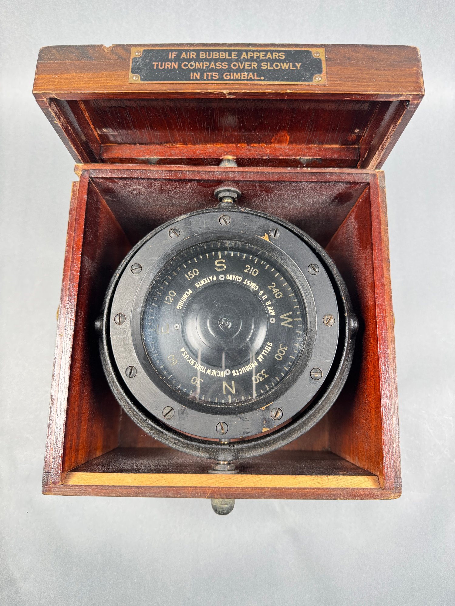 US Coast Guard Eriksen Stellar Compensating Compass #67927 ...