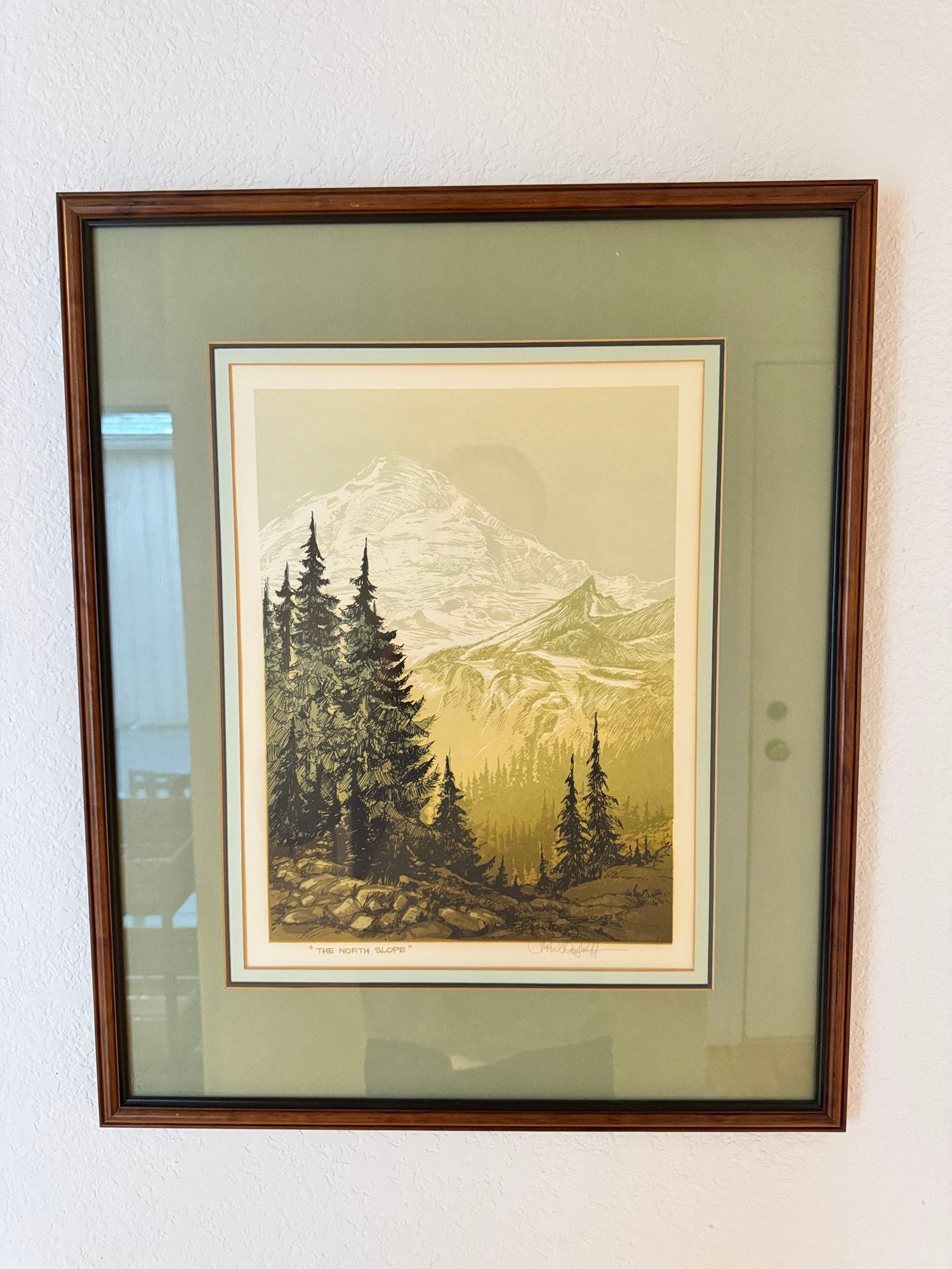 Berghoff The Northern Slope Print Signed #63616 | Auctionninja.com