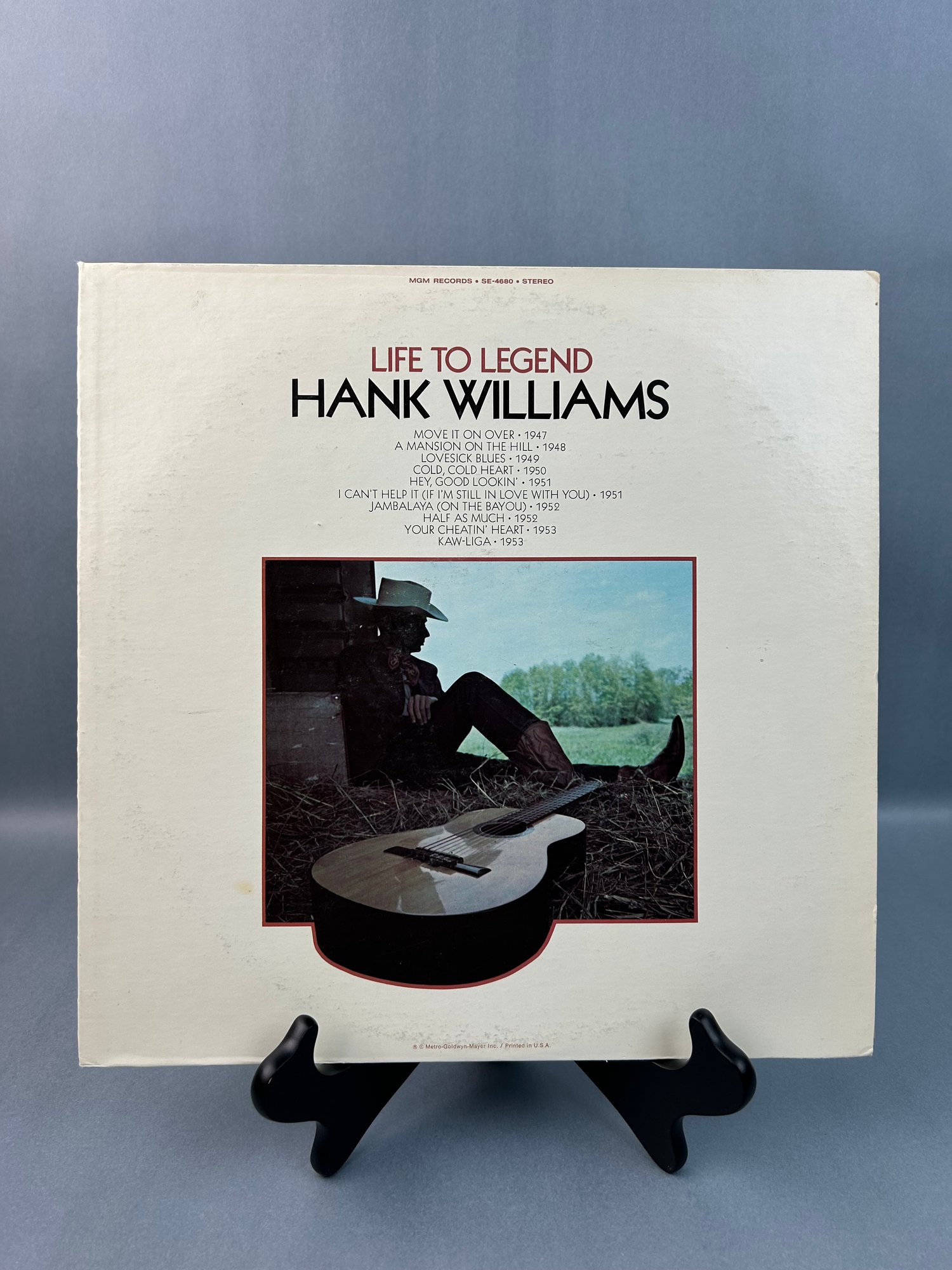 Life To Legend Hank Williams Vinyl Record #62916 | Auctionninja.com