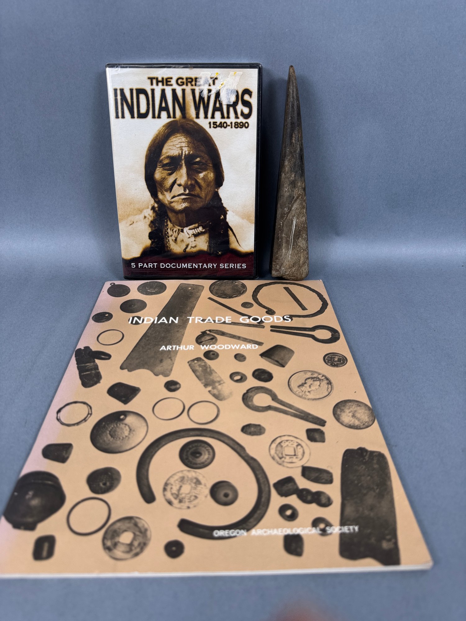 Native American DVD, Book And Stone #63752 | Auctionninja.com