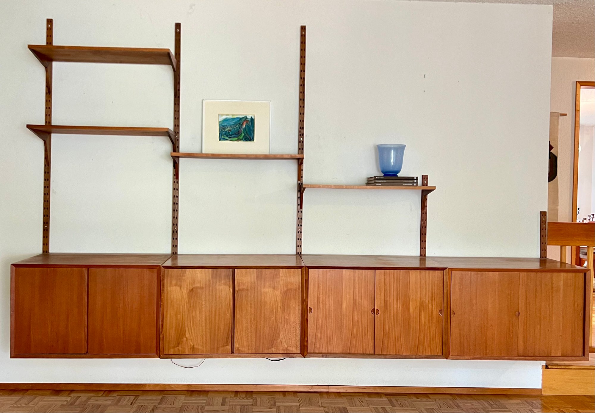 MCM Teak Modular Wall Unit #49640 | Auctionninja.com
