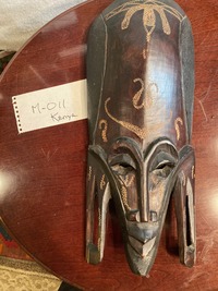 Kenya Ebony Mask #1035 | Auctionninja.com