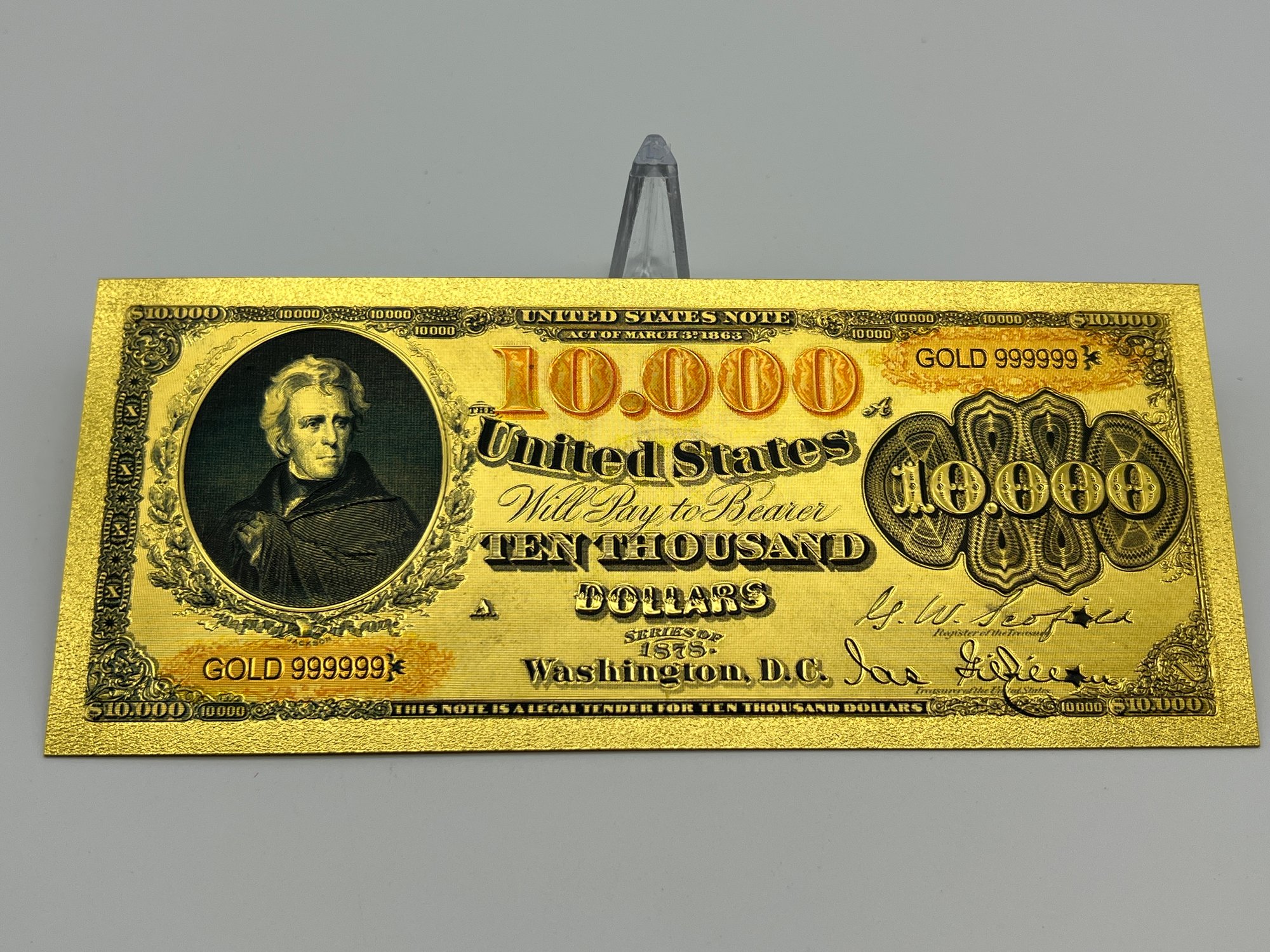 U.S. Collectible Gold Bill #3121 | Auctionninja.com