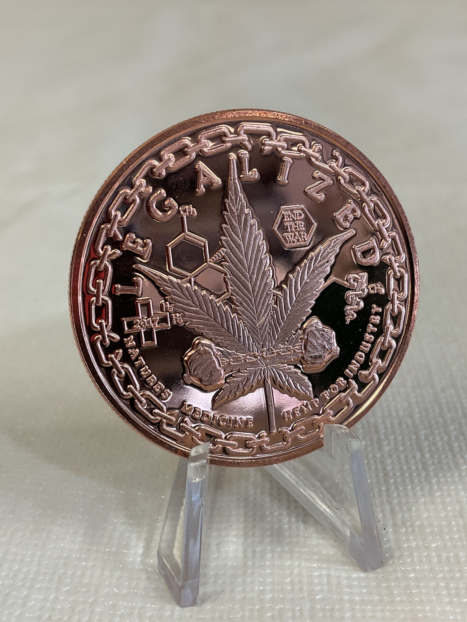 Colorado One Troy Ounce Copper Coin #10518 | Auctionninja.com