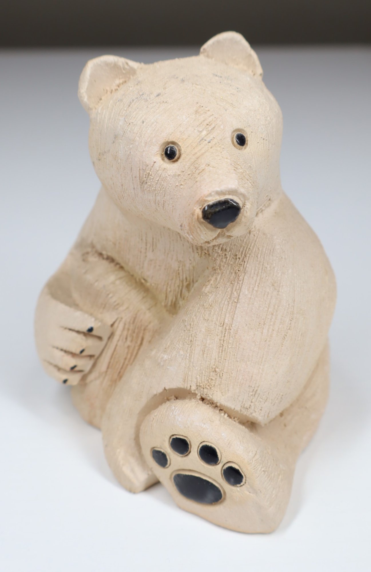 Artesania Rinconada Polar Bear Animal Figurine Carved Sculpture #7536 ...