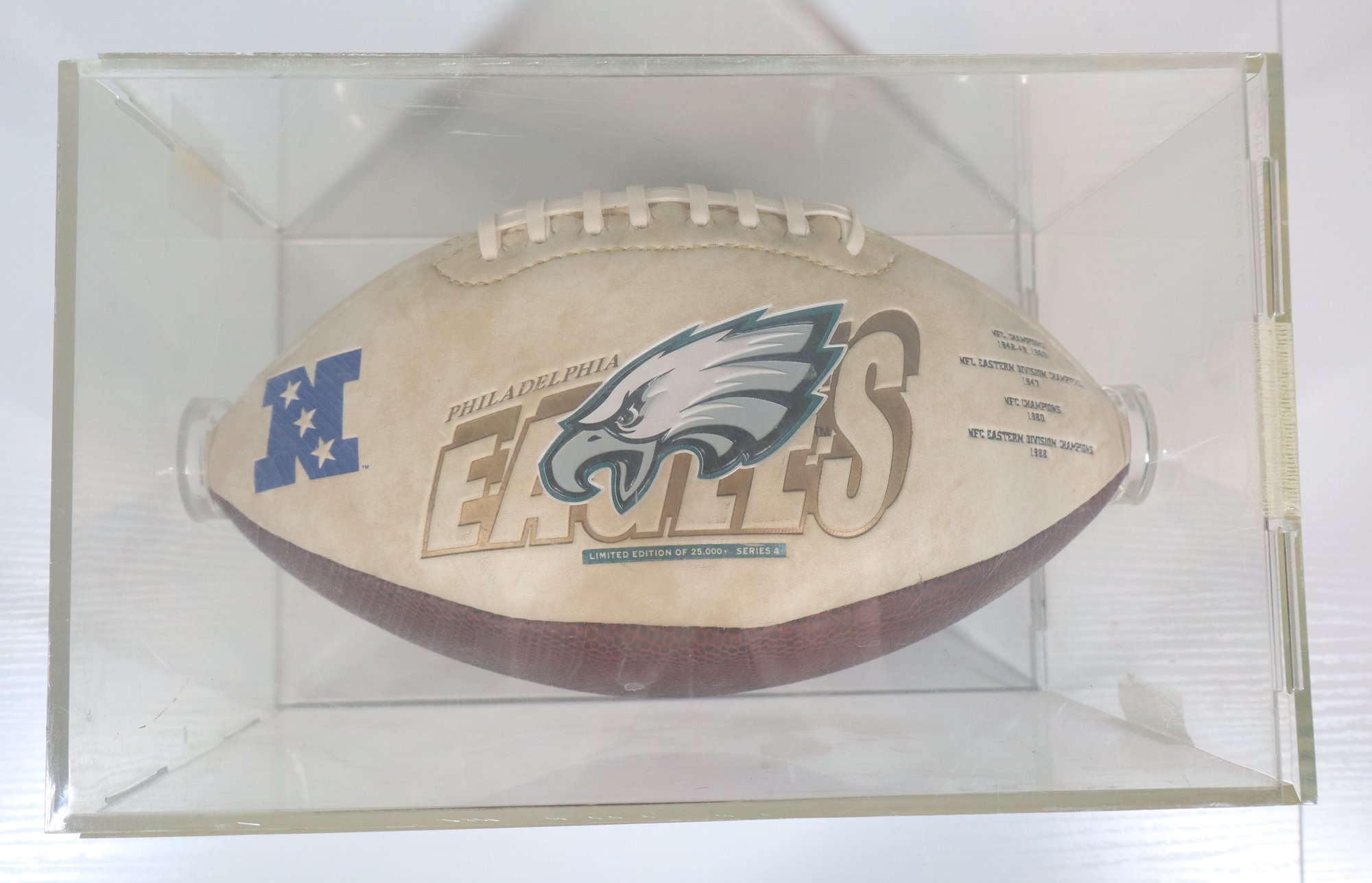 NFL Philadelphia EAGLES Championship Blank Autograph Football Limited ...