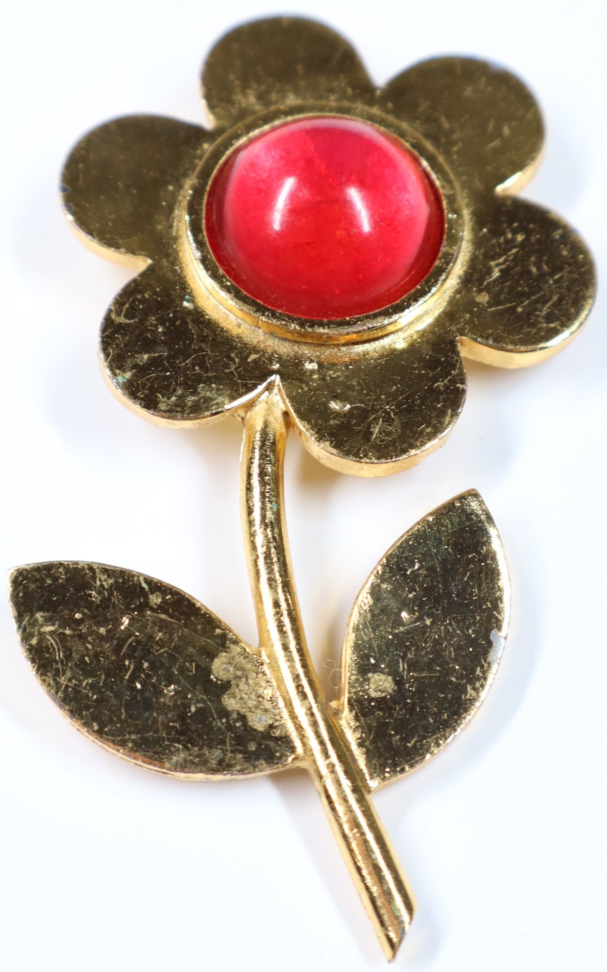 Edouard Rambaud Brooch Flower Pin #11957 | Auctionninja.com