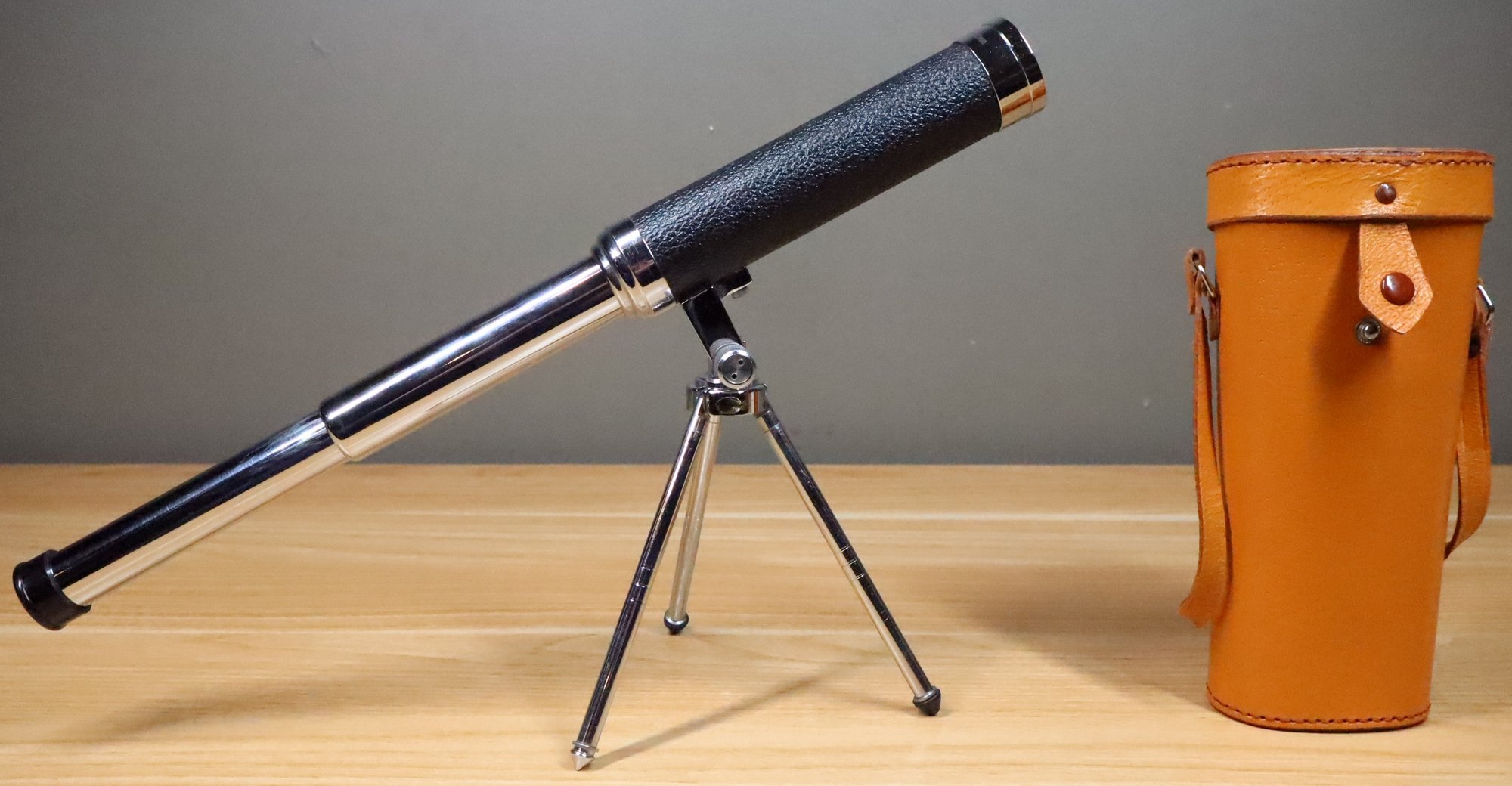 Monolux Japanese Pocket Telescope With Leather Case #12083 ...