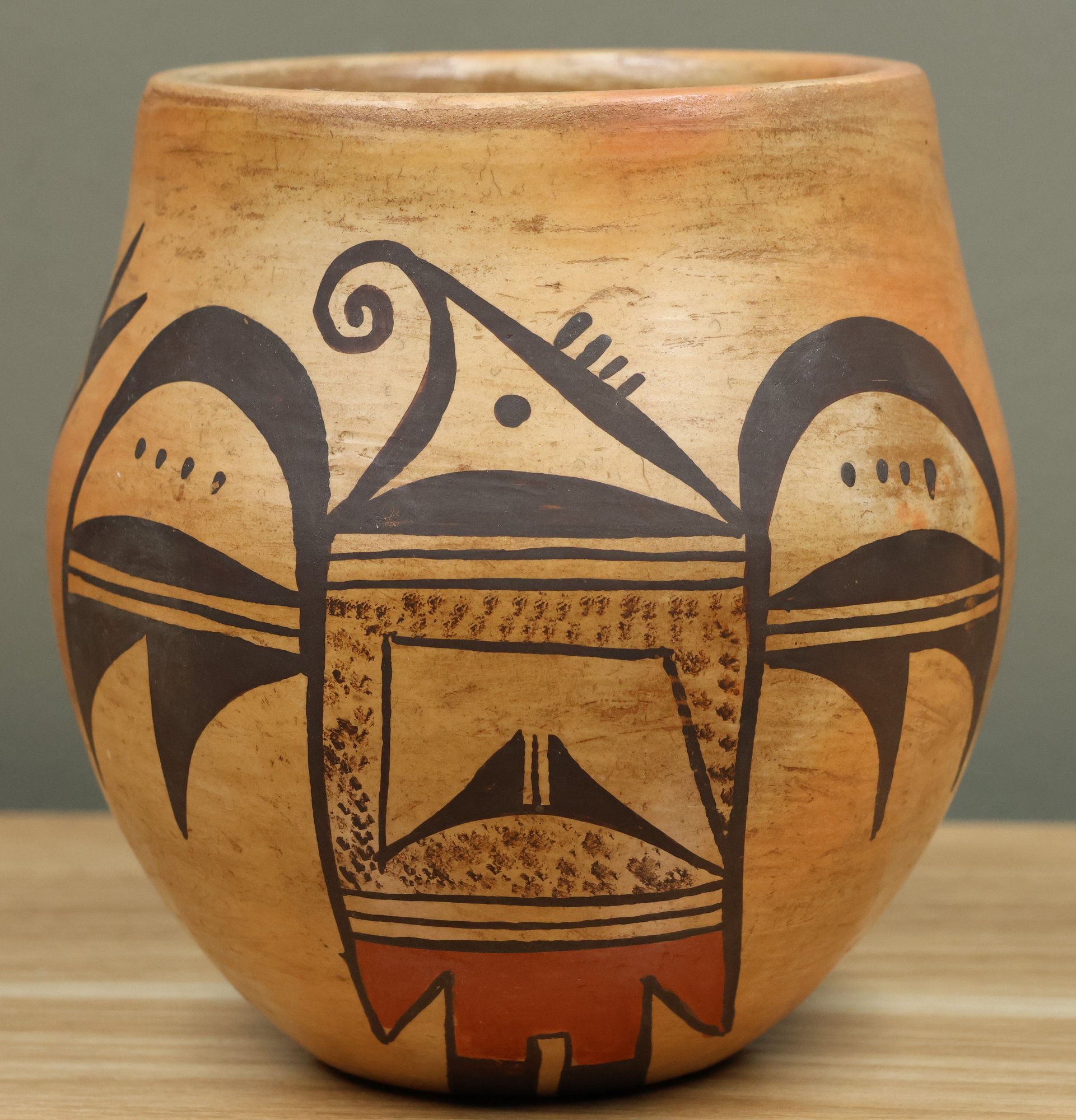 Vintage Hopi Pottery Ceramic Vase Signed By Patricia Honie Native Art ...
