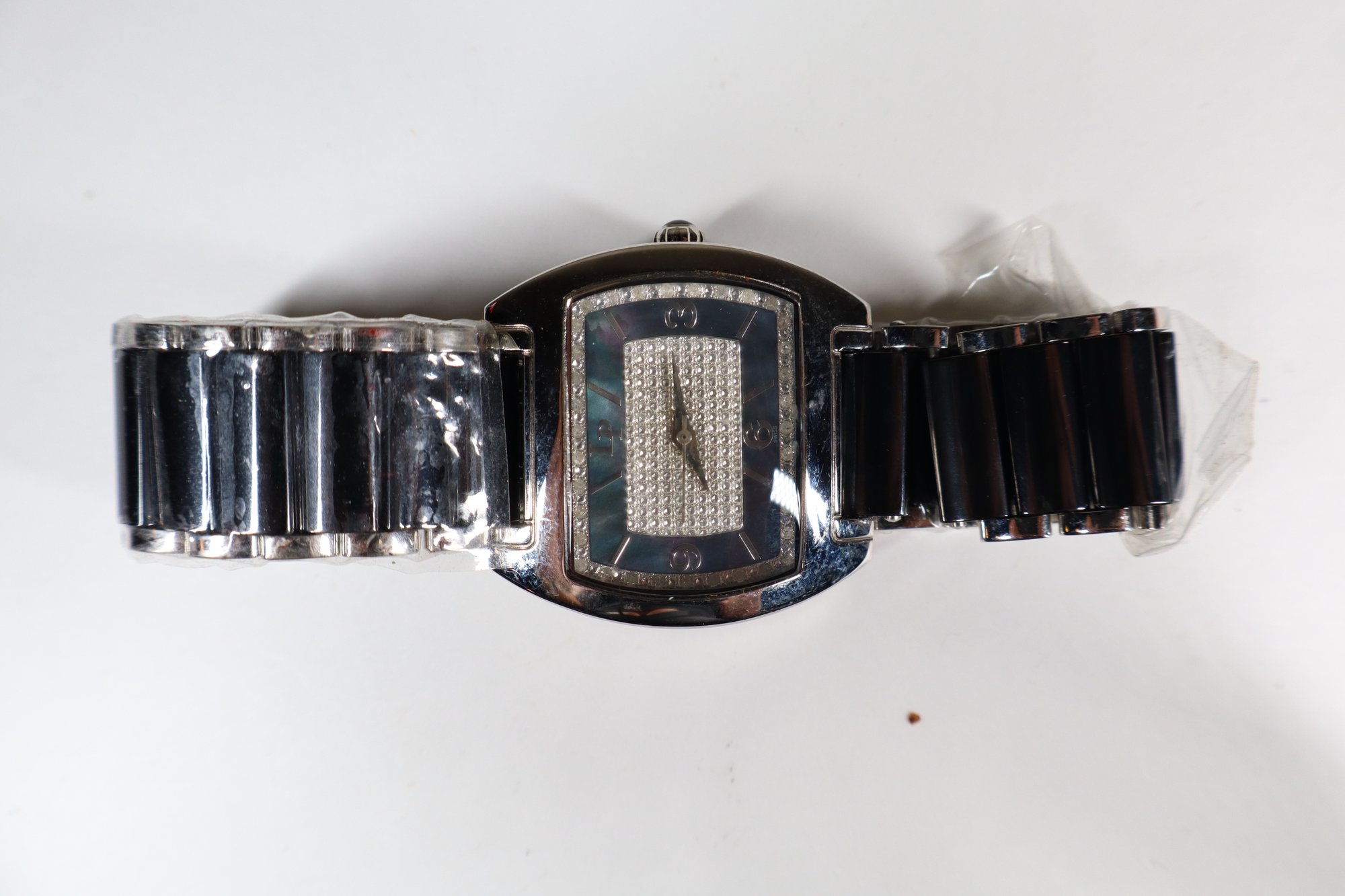 Queen Pacifica Watch By Lucien Picard Stainless Steel Diamond Crusted ...