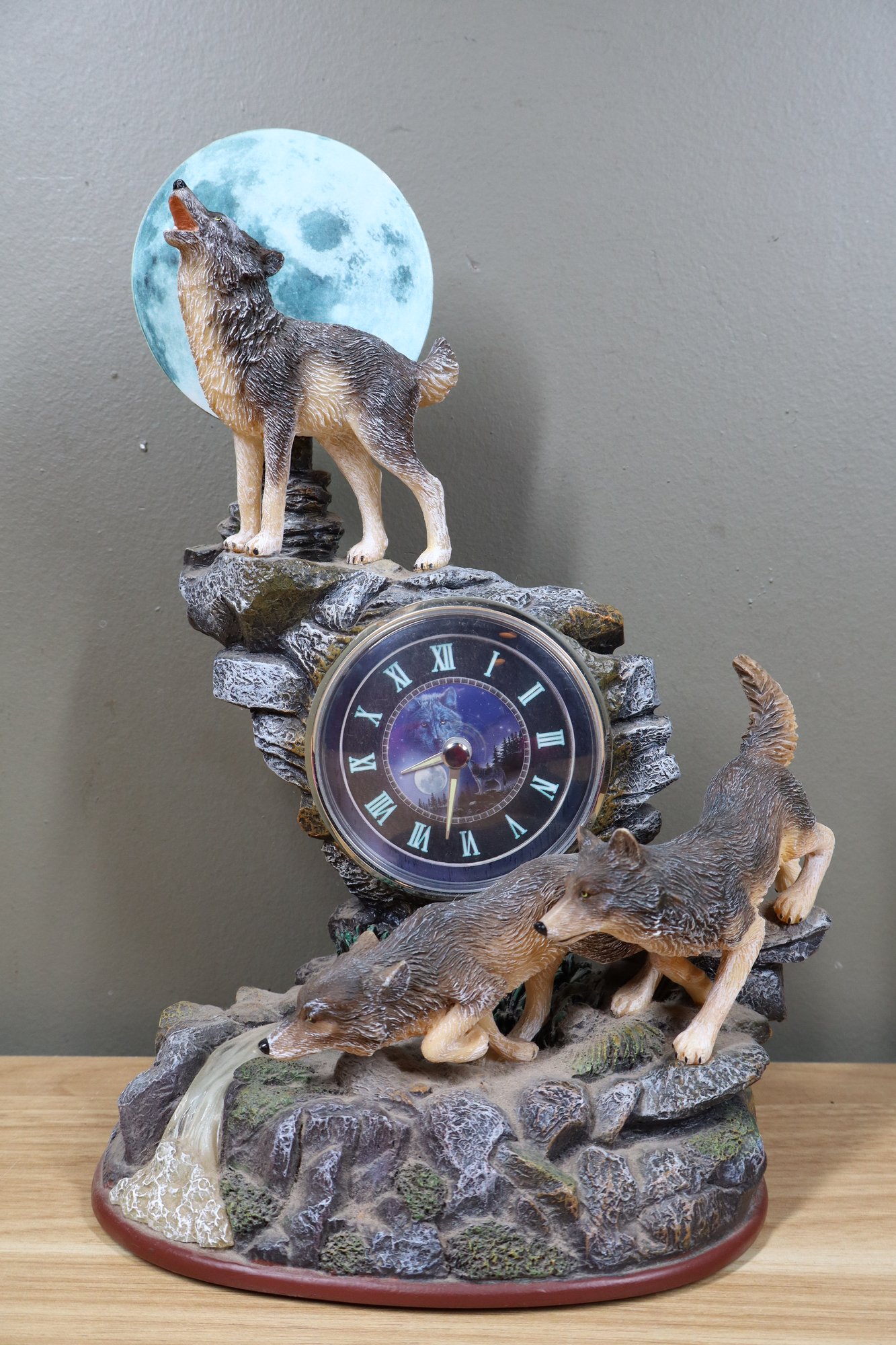 Bradford Exchange 'The Hour Of Twilight Tabletop Clock' By Vivi ...
