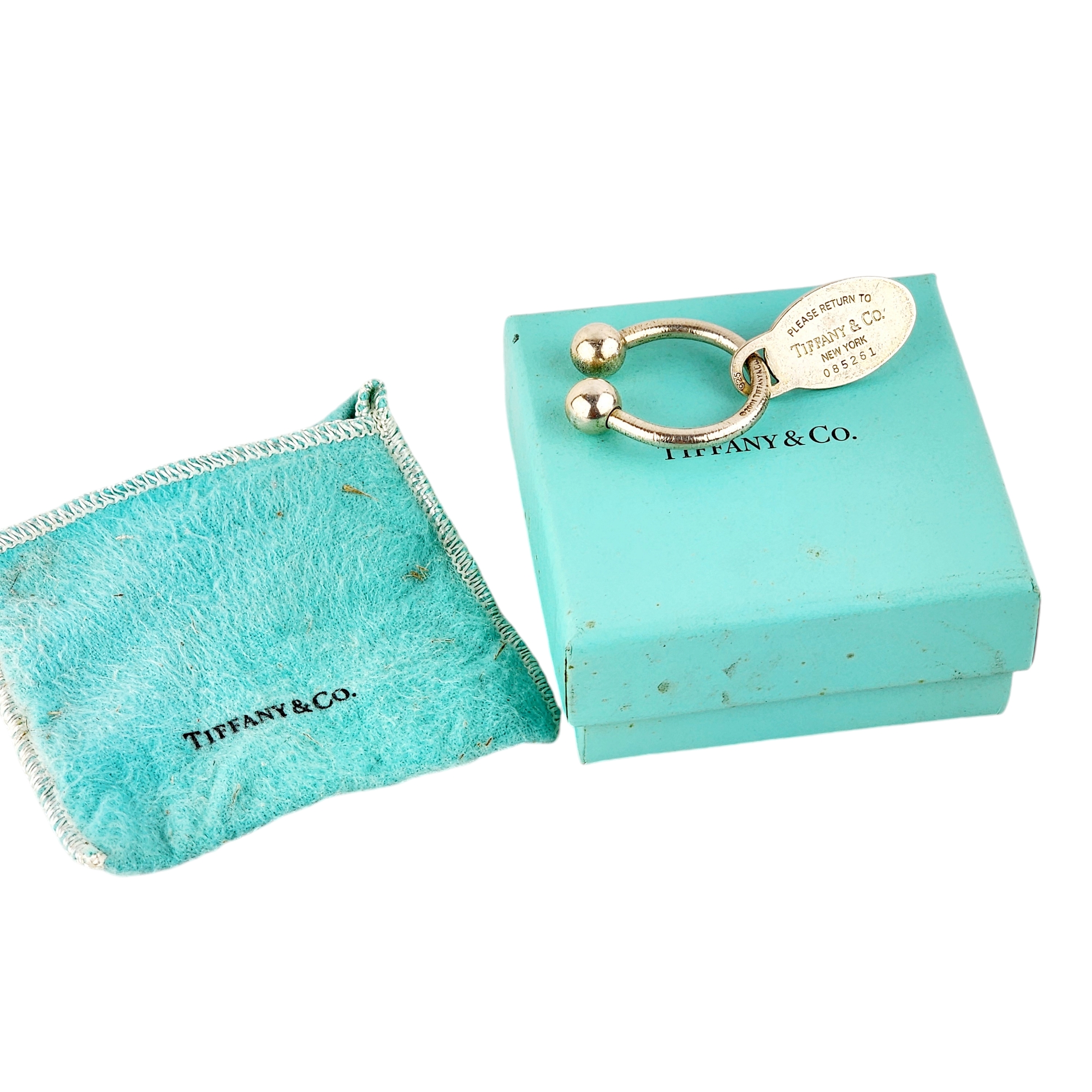 Tiffany & Co. Key Ring Return To Tiffany & Co. Oval Plate Type 925 ...
