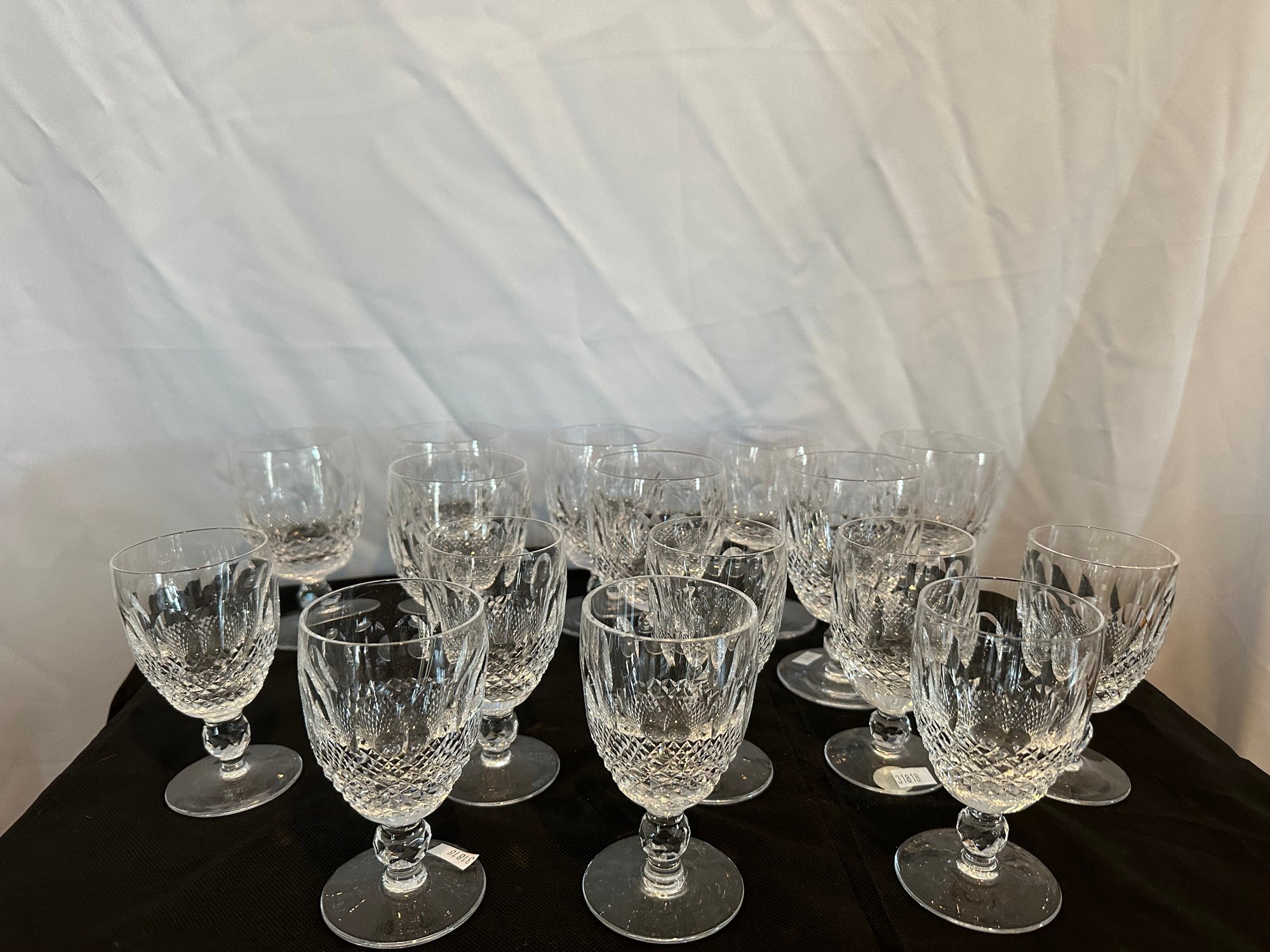 Waterford Colleen Crystal Stemware 16 Pieces #1283 | Auctionninja.com