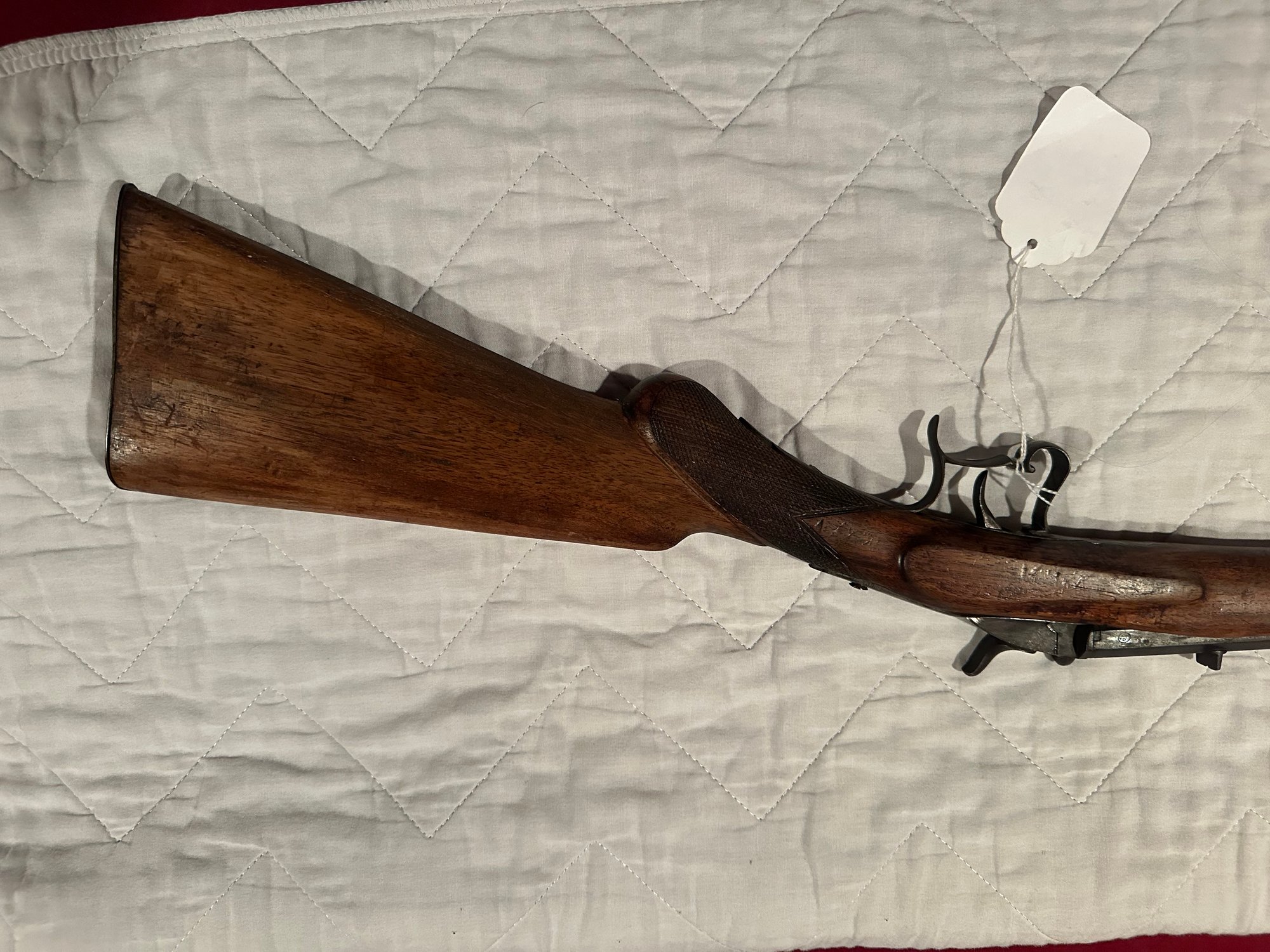 Antique Belgian Single Shot .22 Rifle #1284 | Auctionninja.com