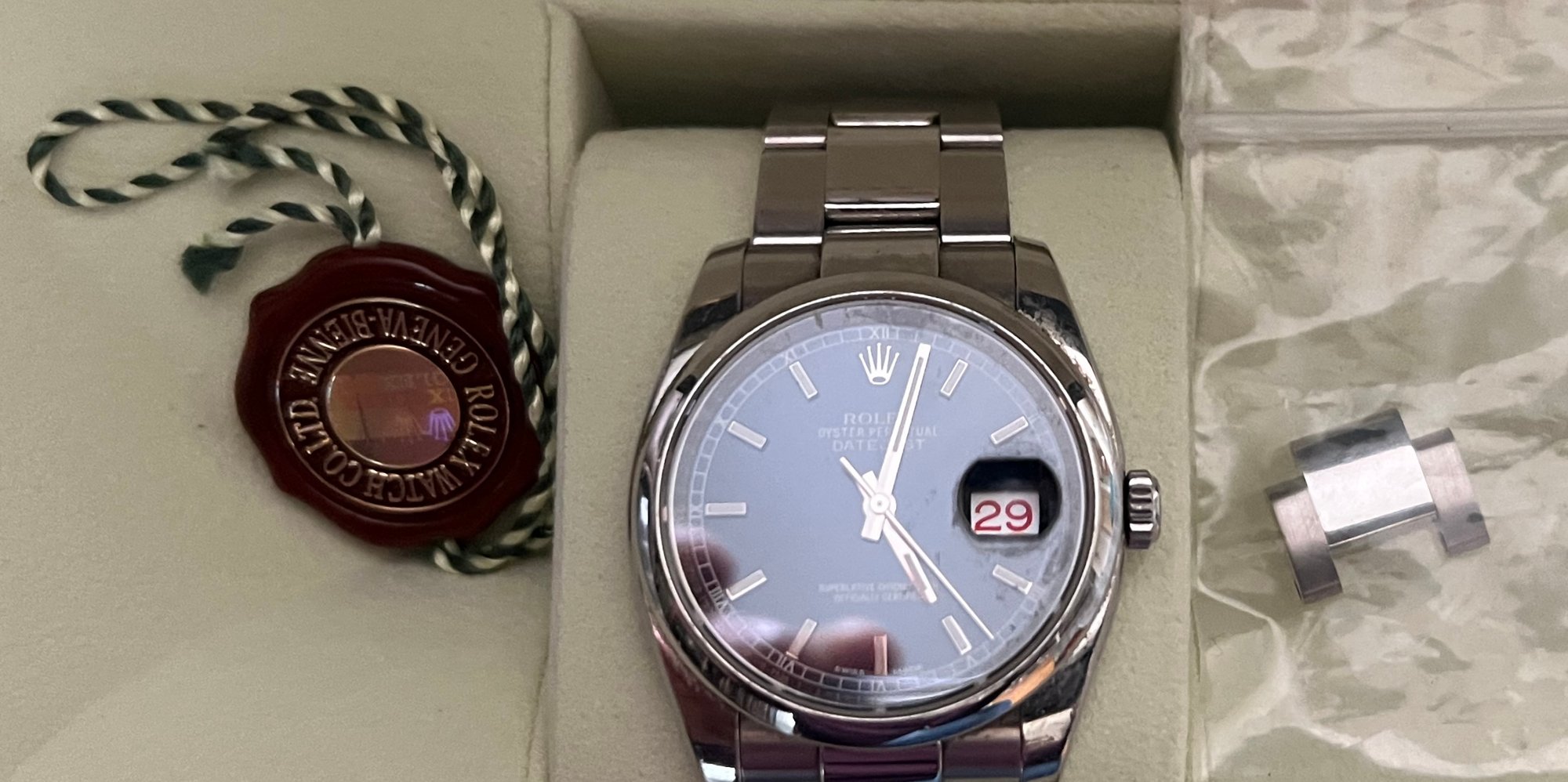 Rolex Oyster Date Adjust Men's Wristwatch With Original Box ...