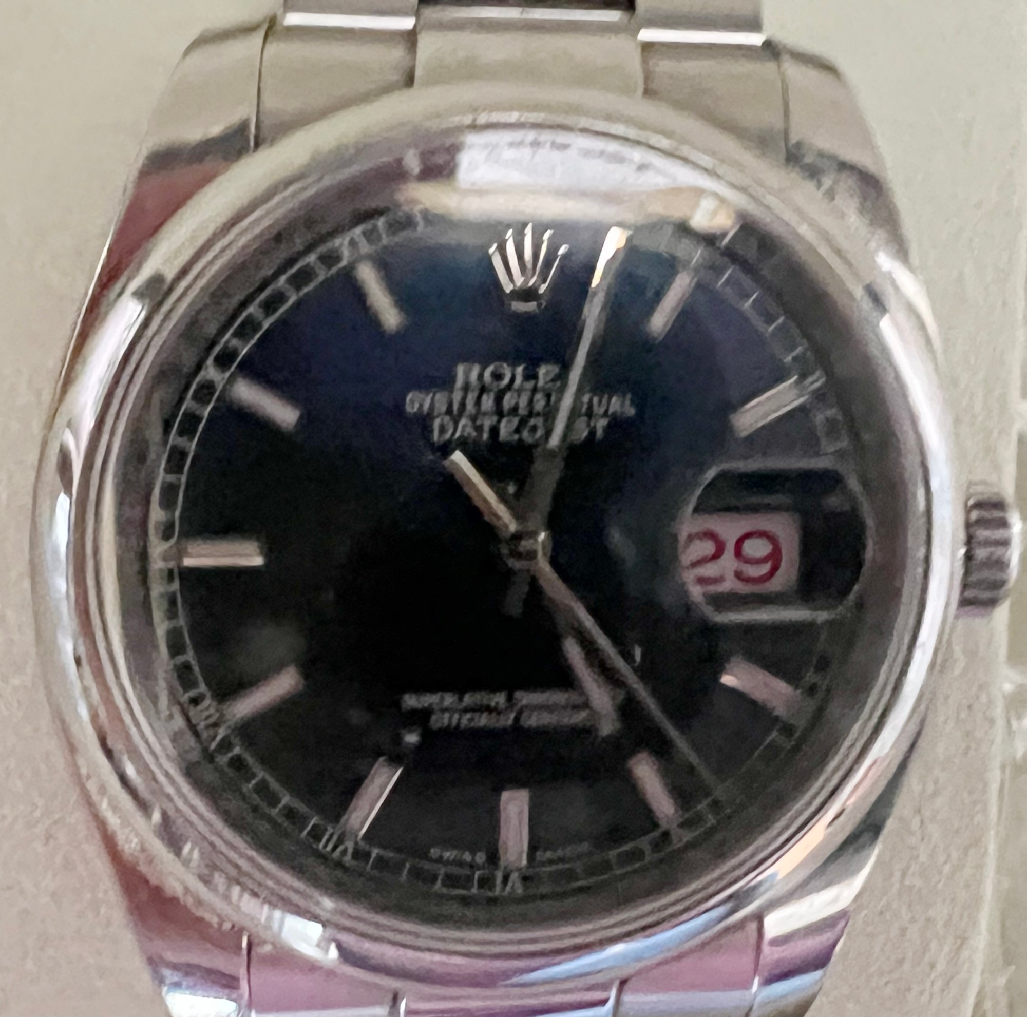 Rolex Oyster Date Adjust Men's Wristwatch With Original Box ...