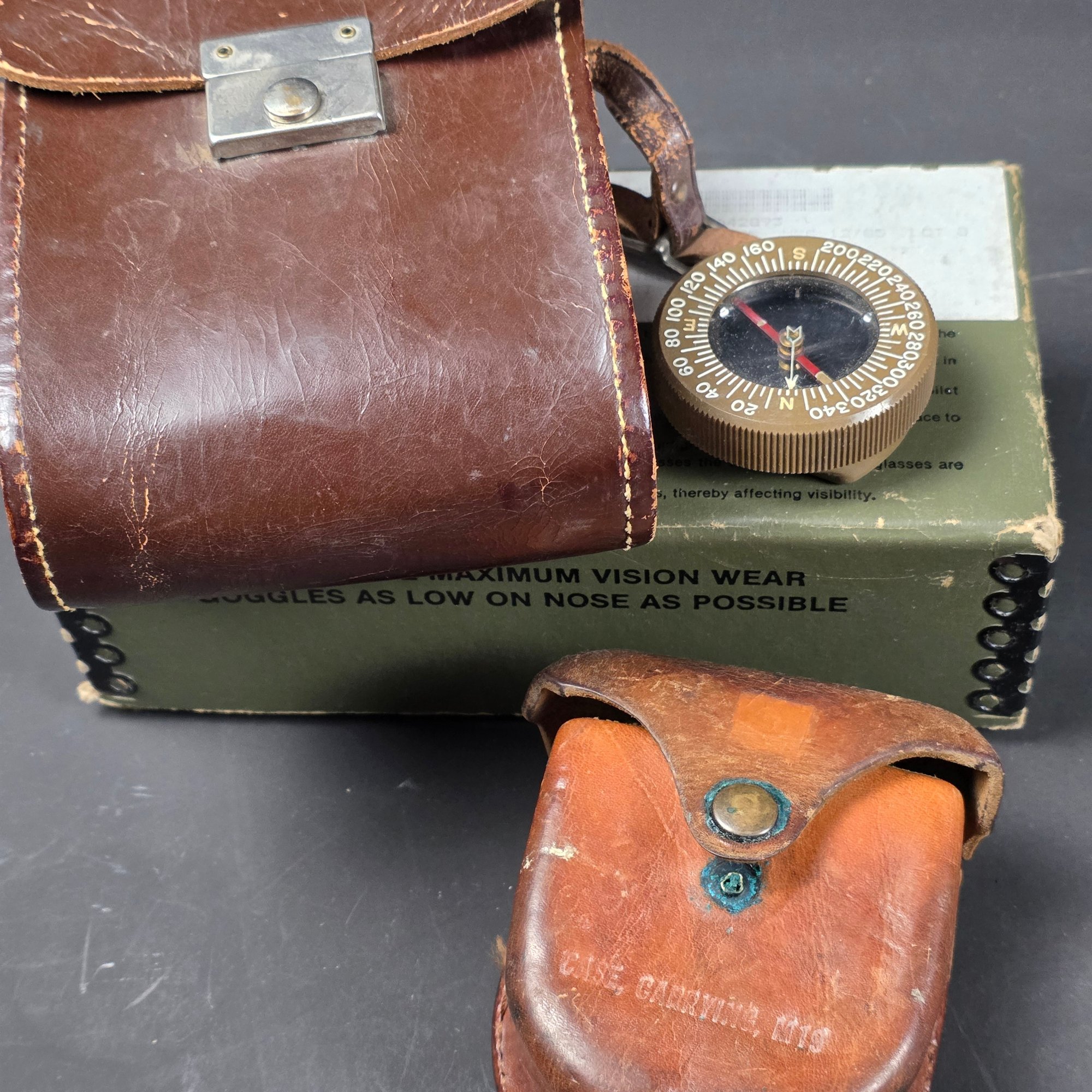 Military Items - US Military M2 Compass,marvel France Lightweight 8x25 ...