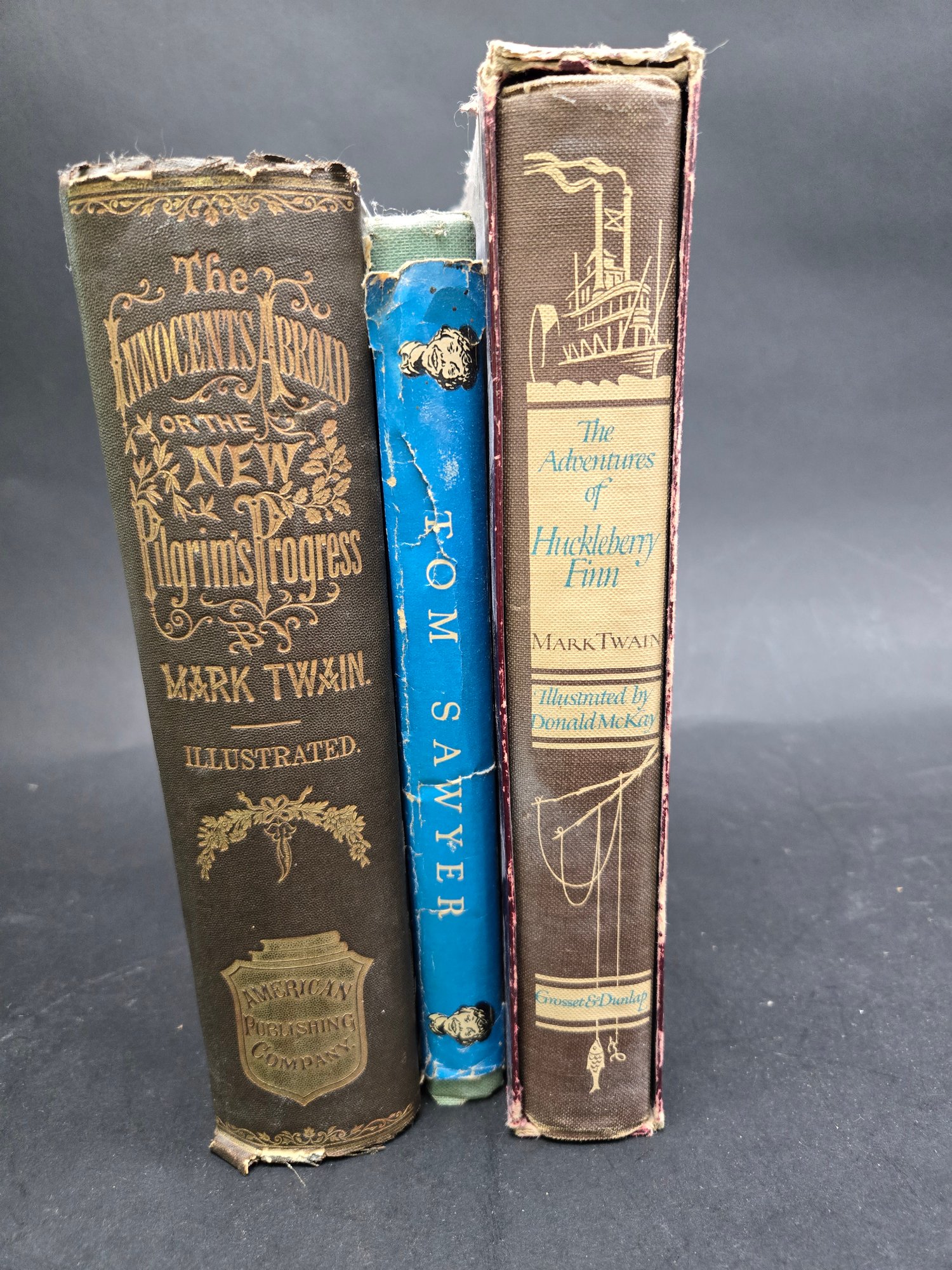 Three Books By Mark Twain - The Innocents Abroad Or The New Pilgrims ...