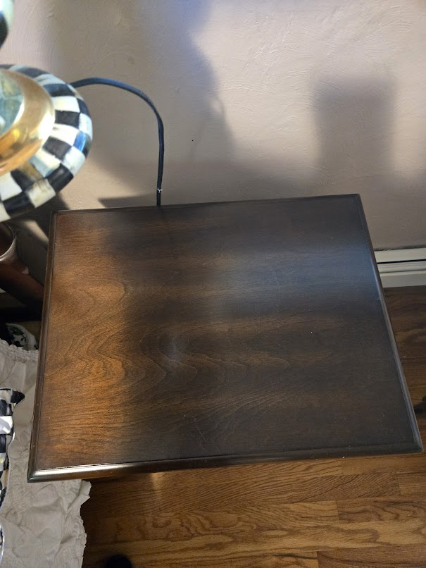Pier One Side Table With Shelf And Drawer #10178 | Auctionninja.com