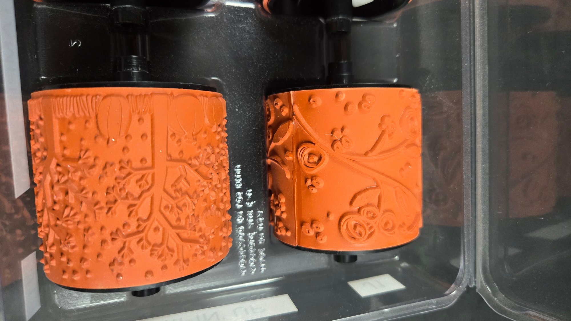 Jumbo Rubber Stamp Wheels By Stampin' It Up X6 -garden - Forest ...