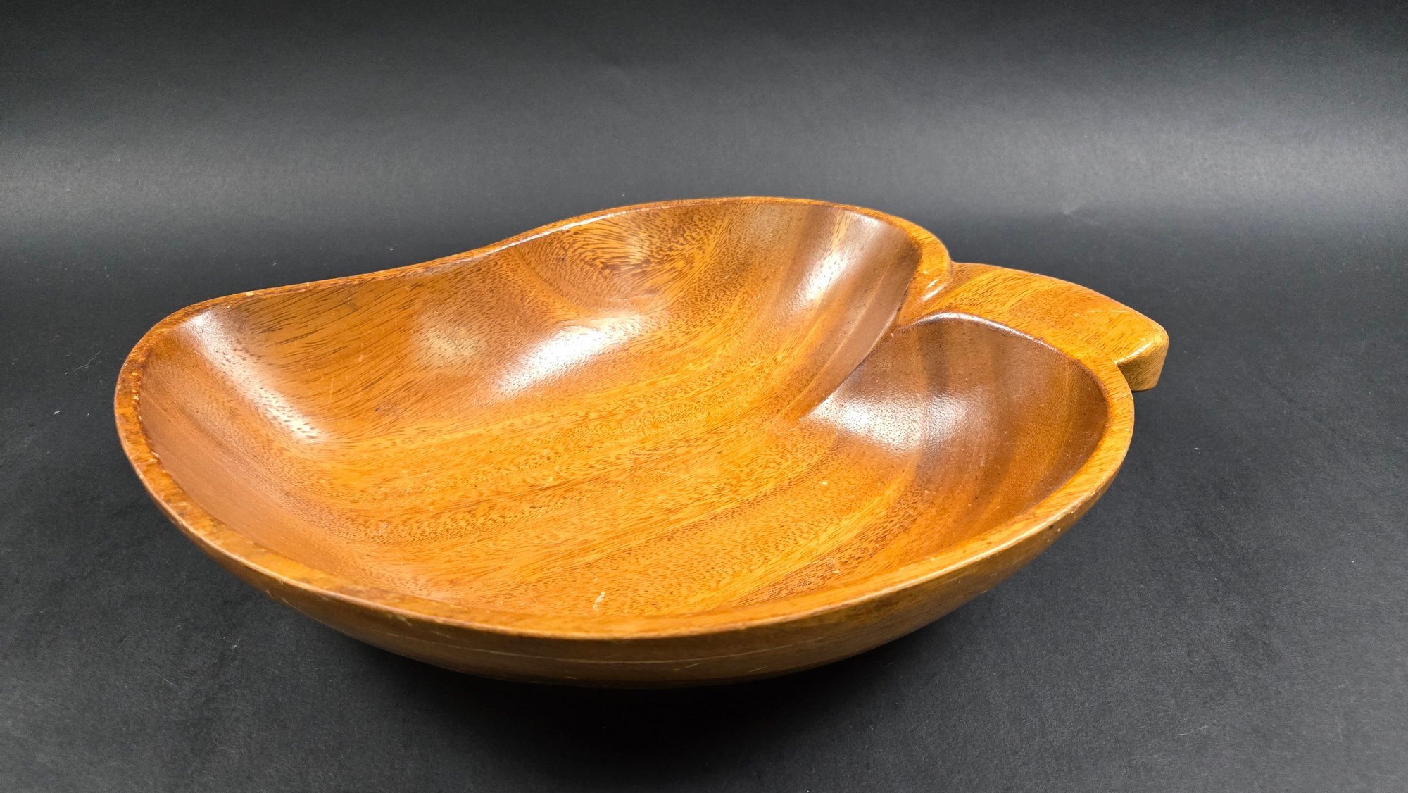 Monkey Pod Vintage Wooden Carved Wood Serving Dish Made In Hawaii ...