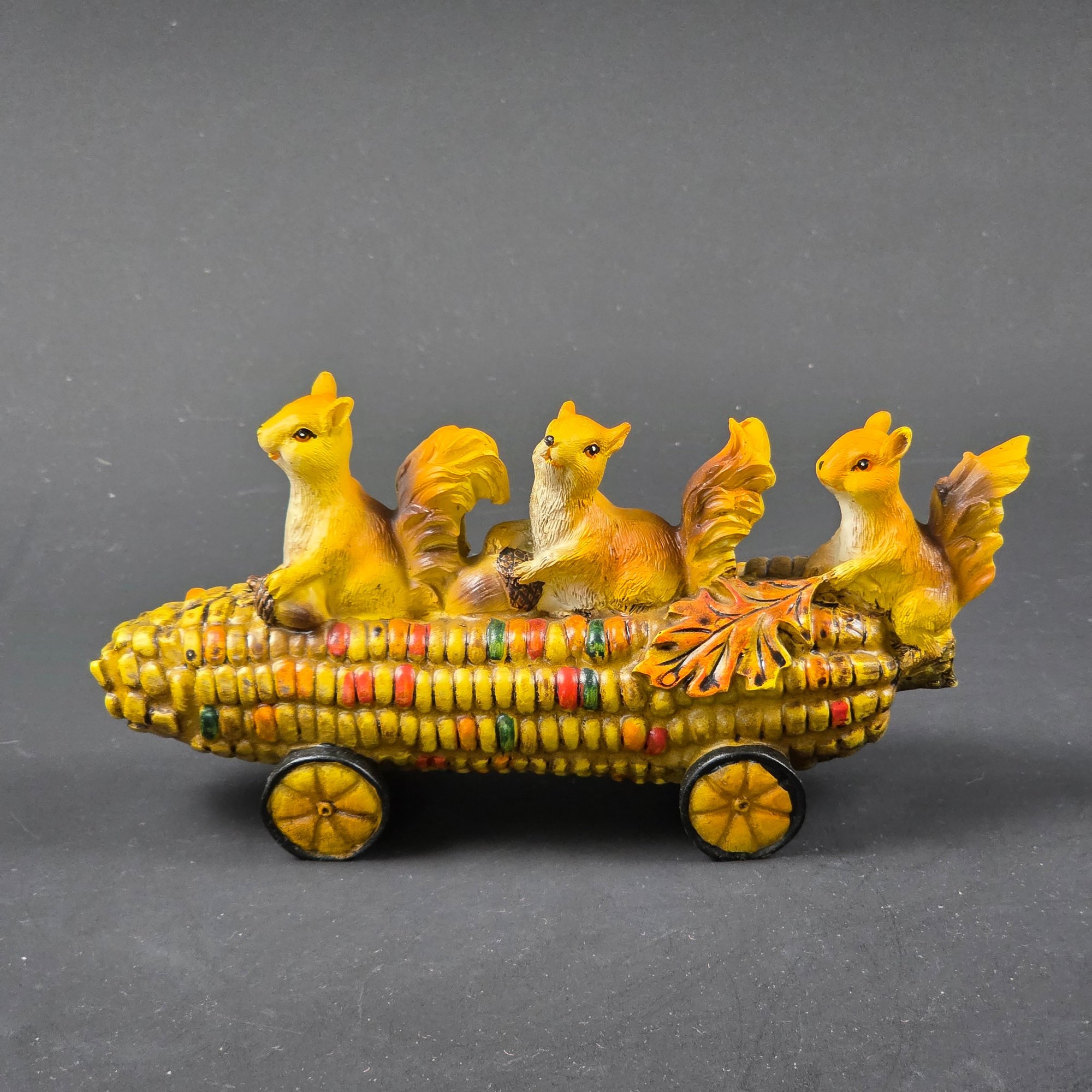 Holiday Home Squirrel In Corn Car Figure #13064 | Auctionninja.com