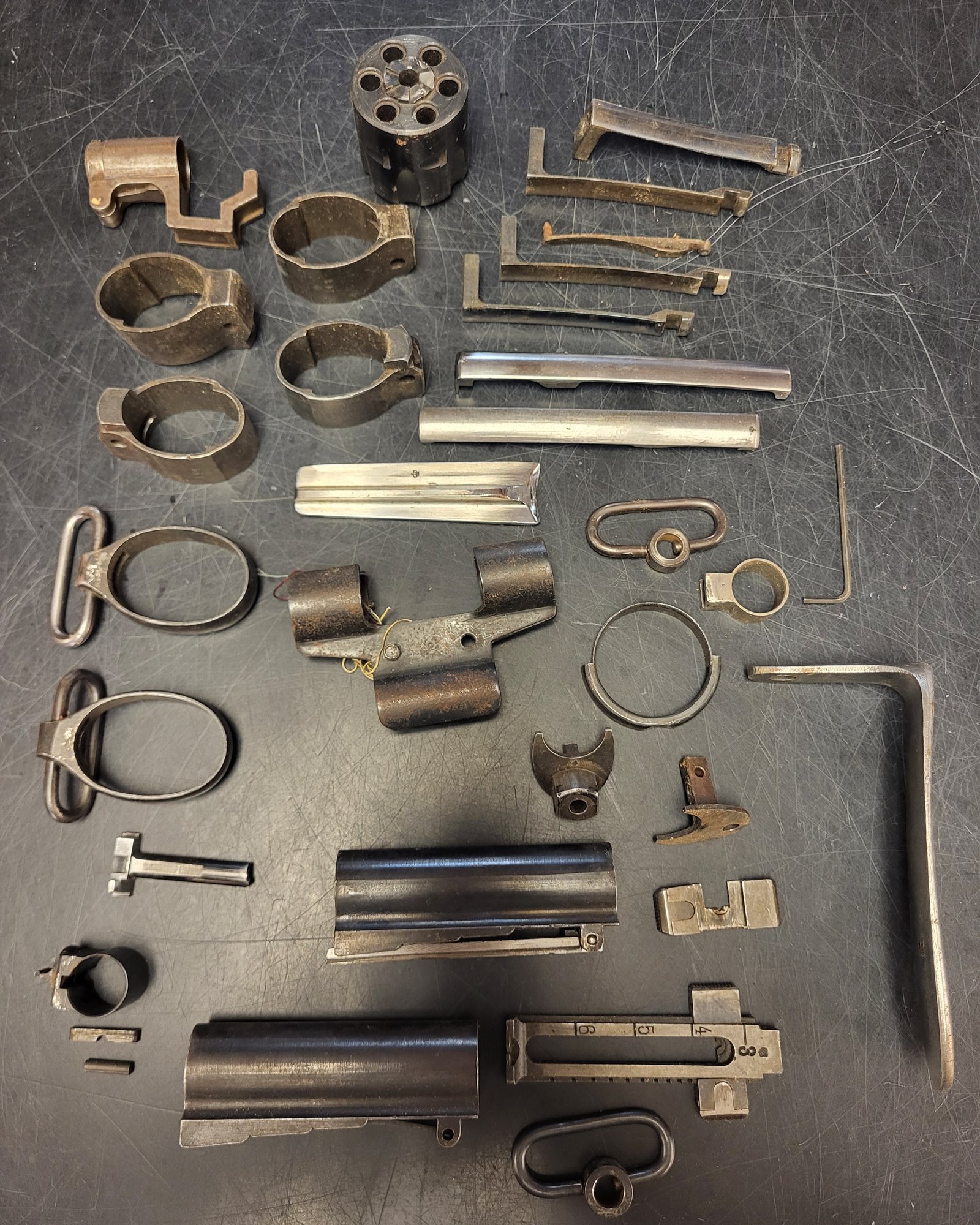 Box Lot Of Misc. Gun Pieces & Parts #1287 | Auctionninja.com