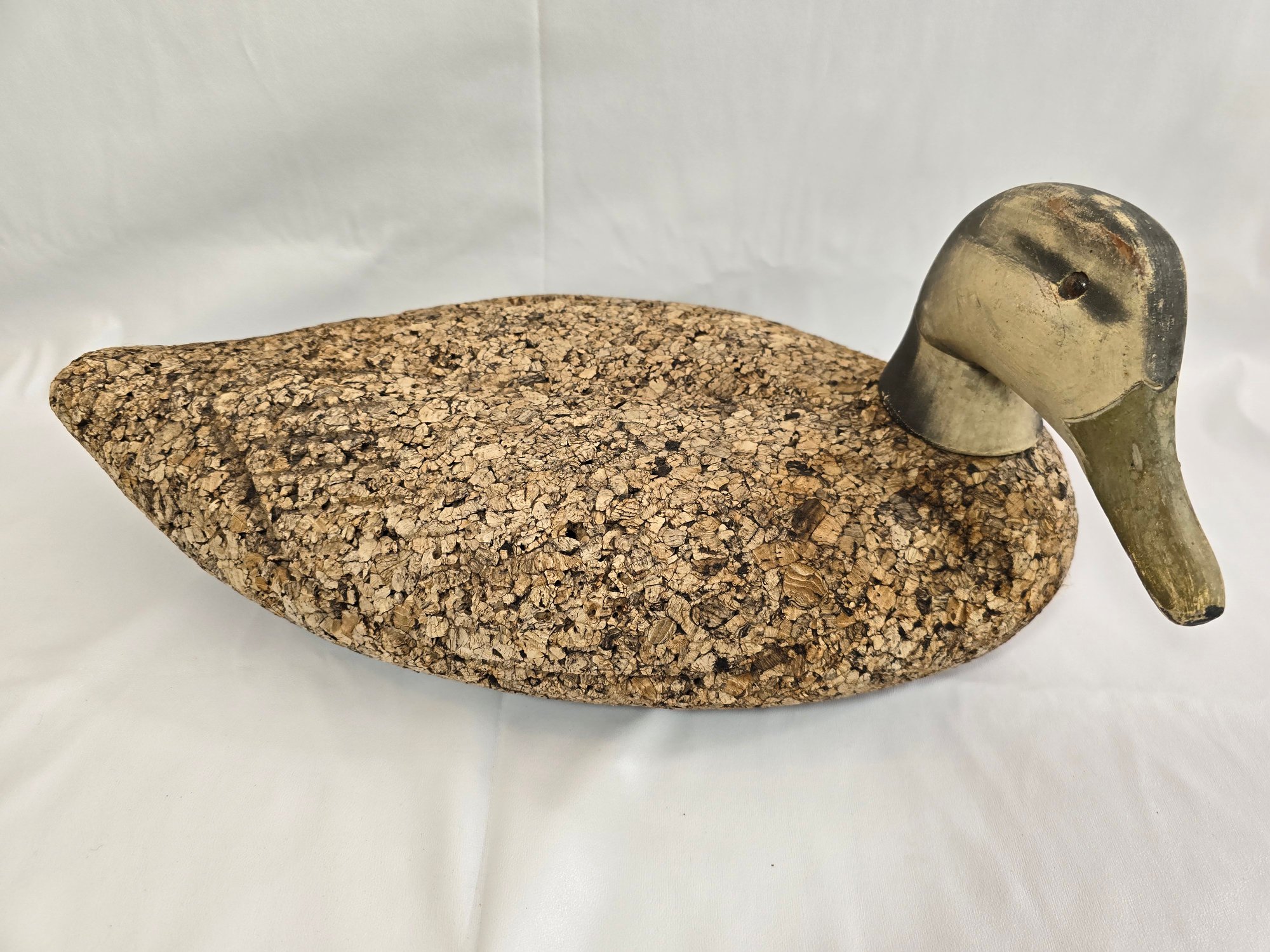Vintage Cork Duck Decoy #4000 | Auctionninja.com