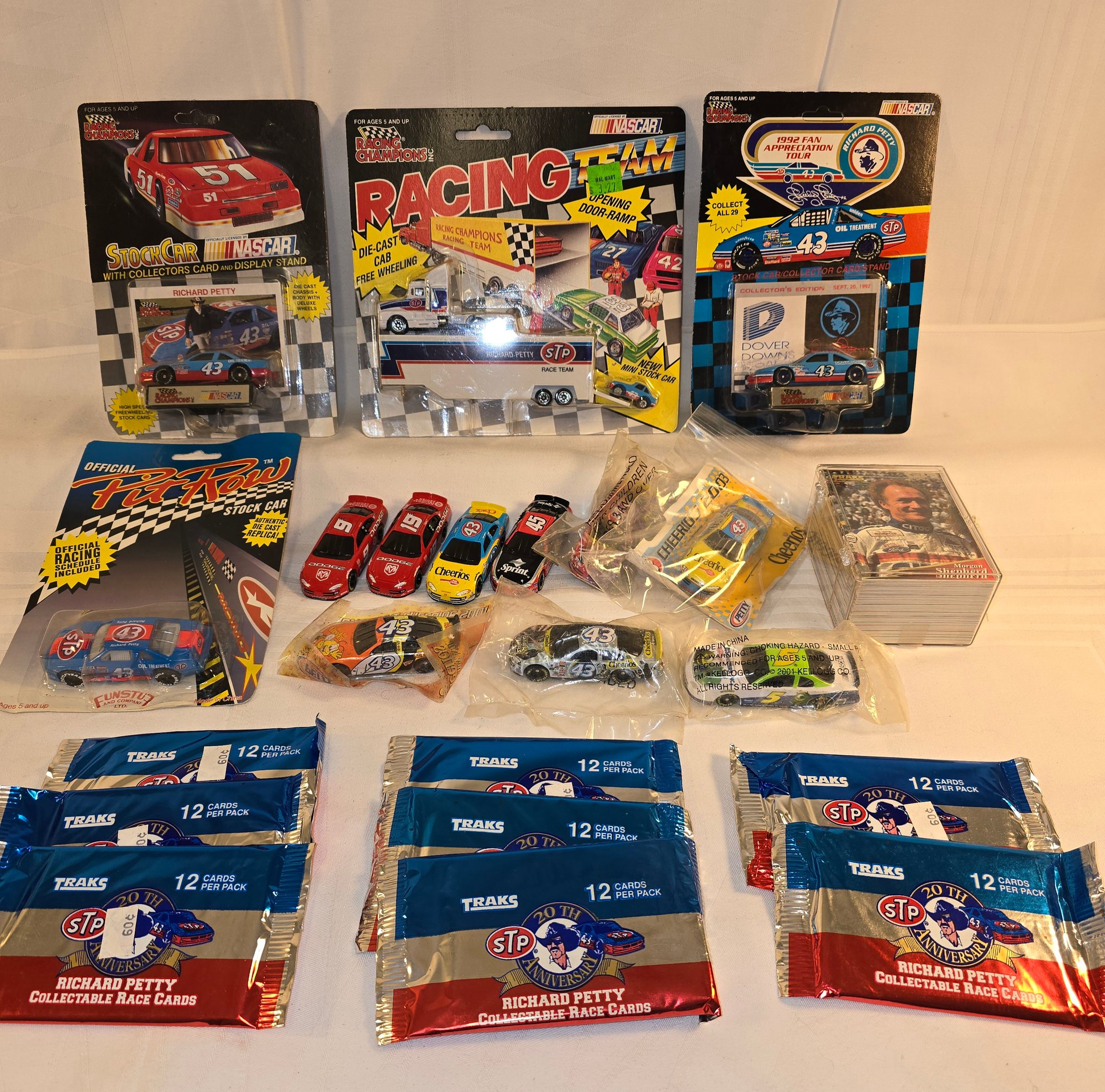 Nascar Racing Lot-Cars, Cards Some In Original Package- Petty Racing ...