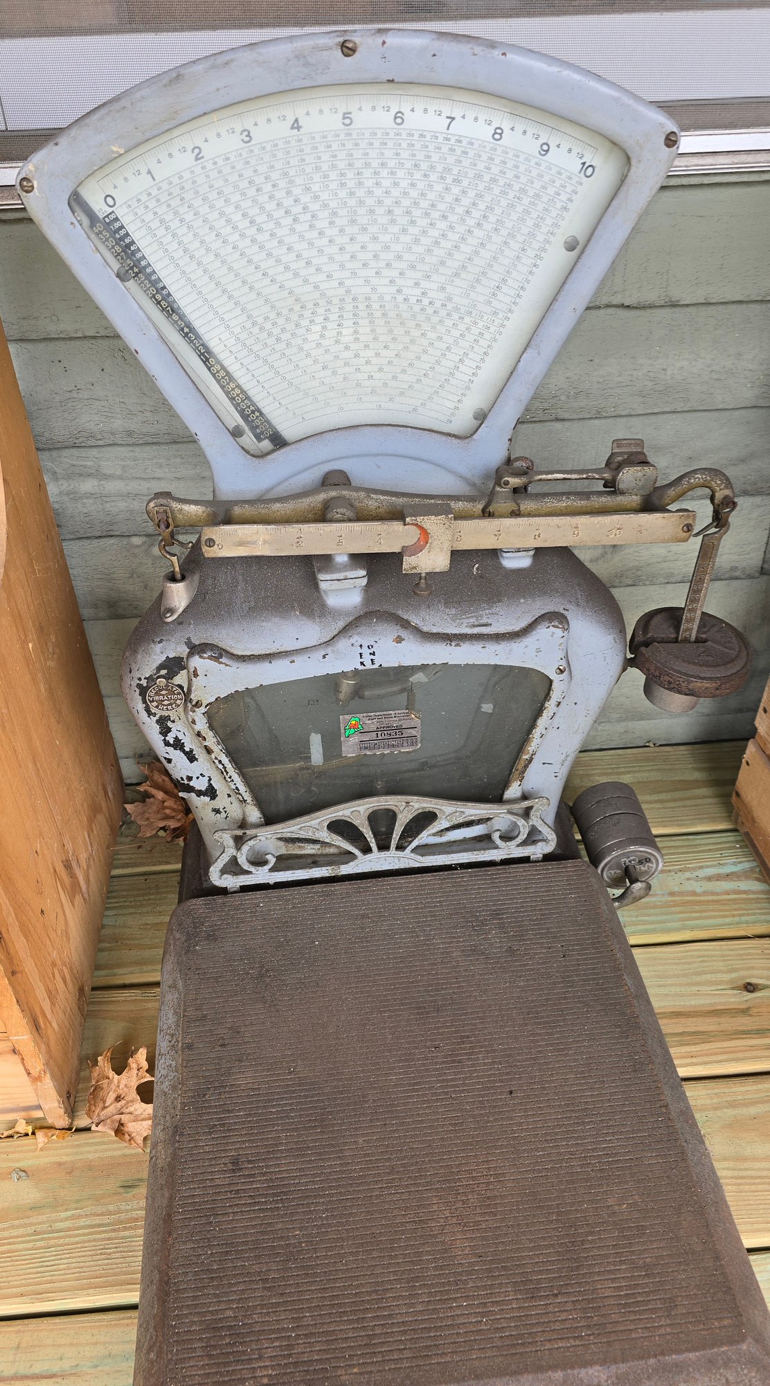 Antique Scale Detroit Automatic Scale 110 Pound Scale #4602 ...