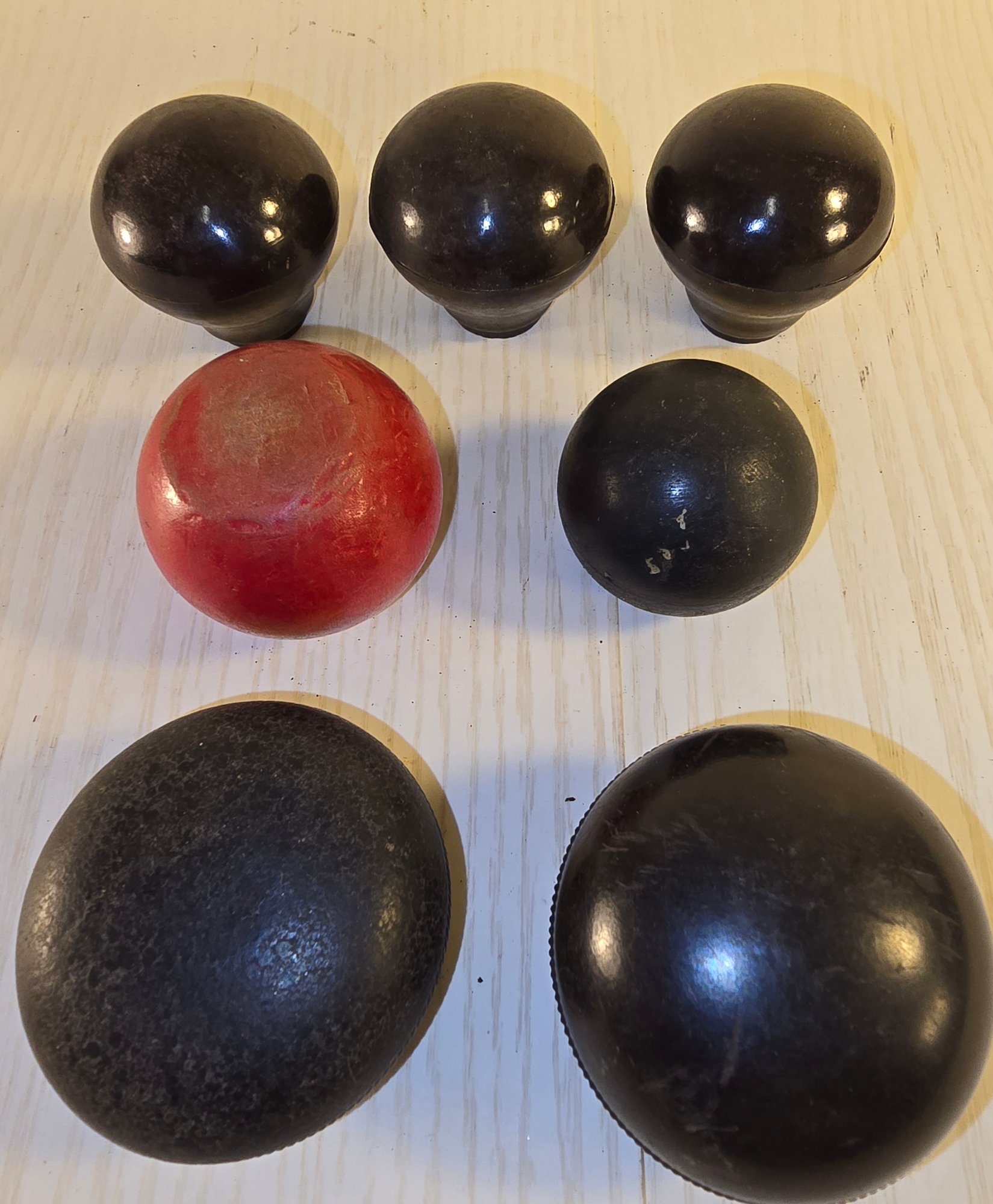 7 Vintage Shifter Knobs #4626 | Auctionninja.com