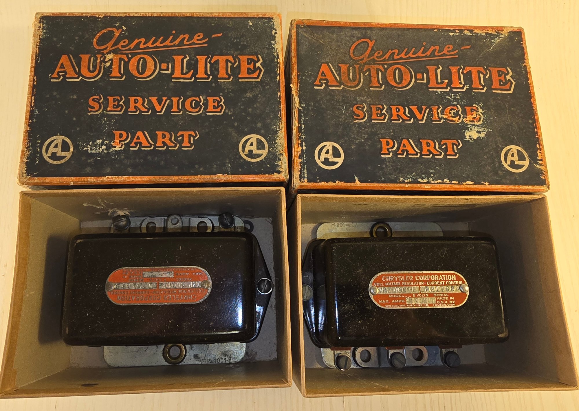 NOS Pair Of Vintage Auto-lite Regulator Circuit Breaker #4630 ...
